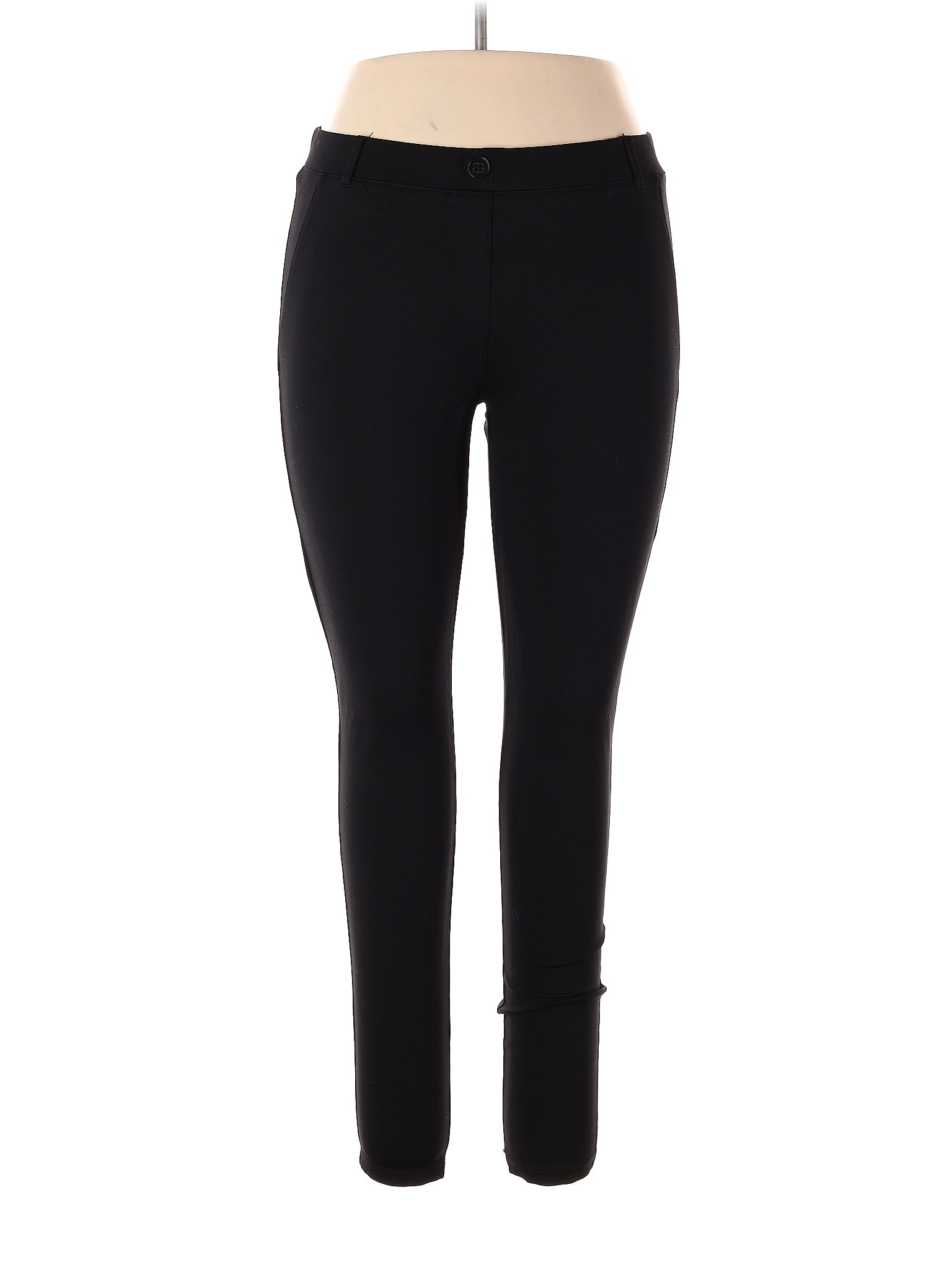 Betabrand Polka Dots Black Leggings Size XL - 60% off | thredUP