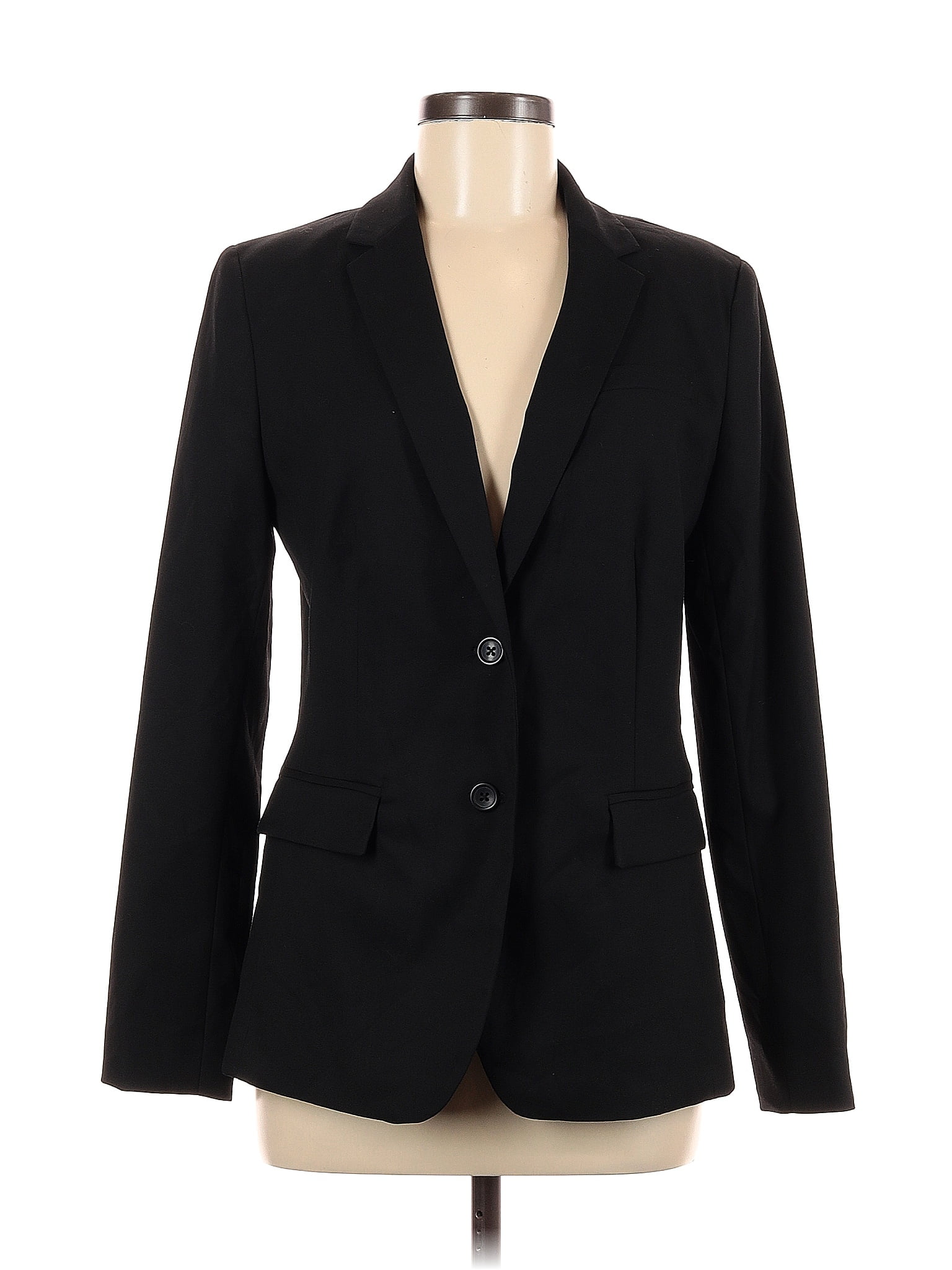 Banana Republic Factory Store Solid Black Blazer Size 8 - 80% off | ThredUp