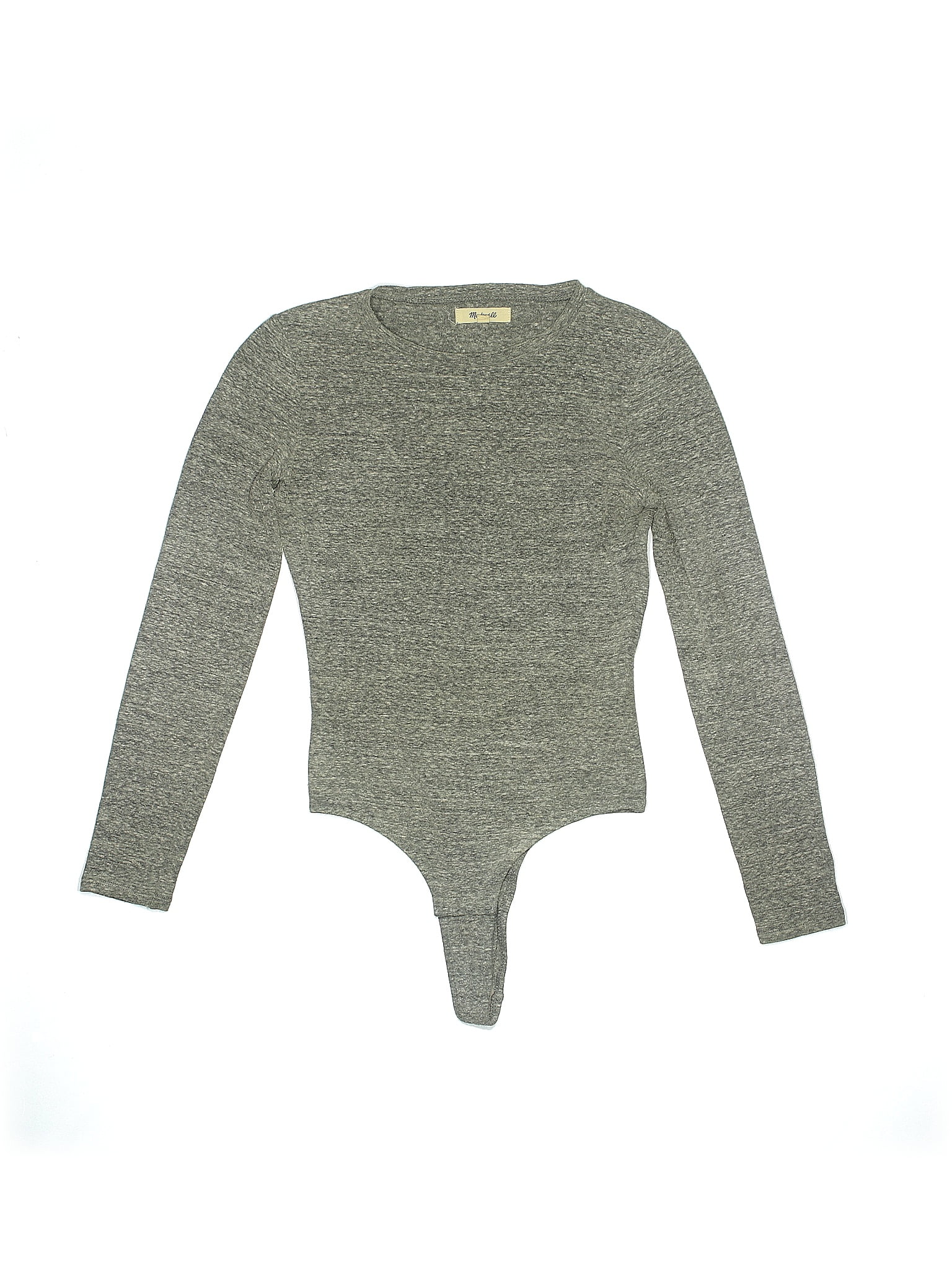 Madewell Marled Gray Bodysuit Size XS - 69% off | ThredUp