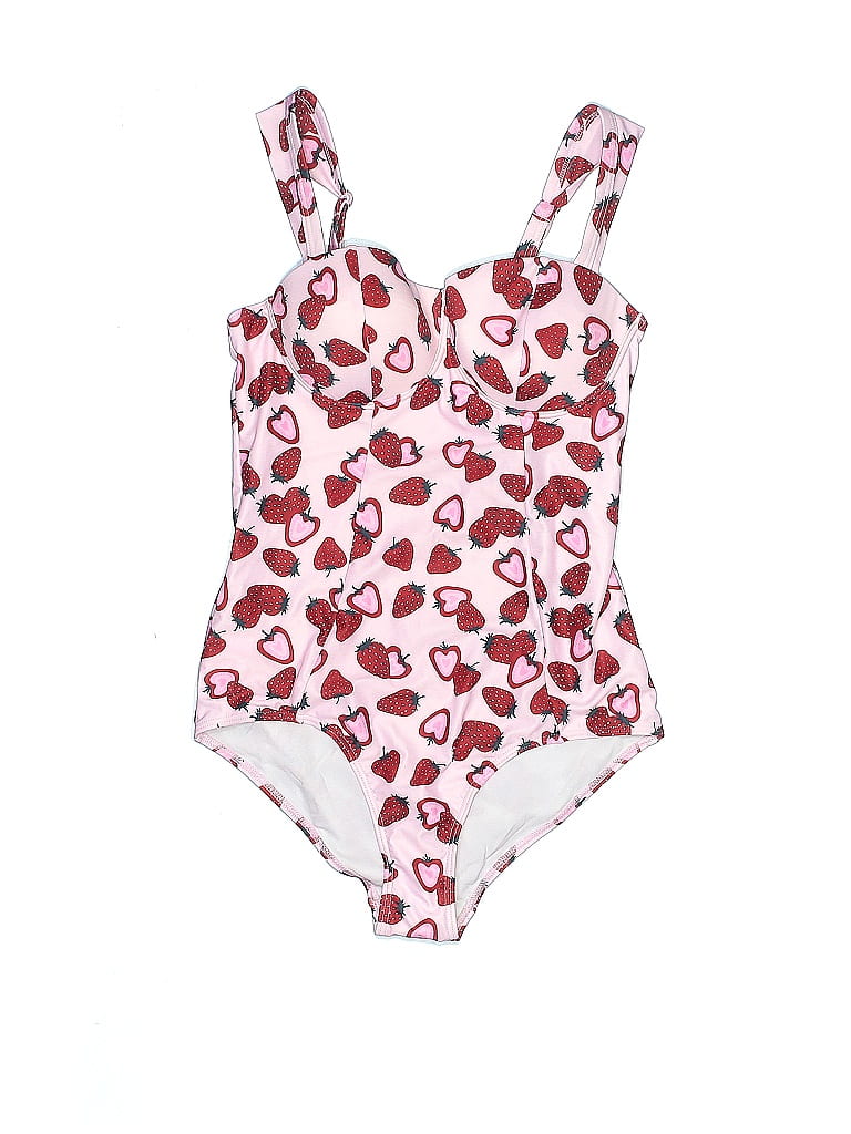 Collectif X Modcloth Burgundy One Piece Swimsuit Size L - 67% off | ThredUp