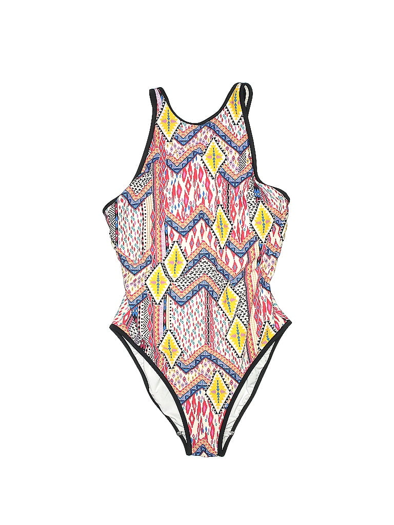FIGLEAVES Multi Color Pink One Piece Swimsuit Size Lg (36D) - 44% off ...