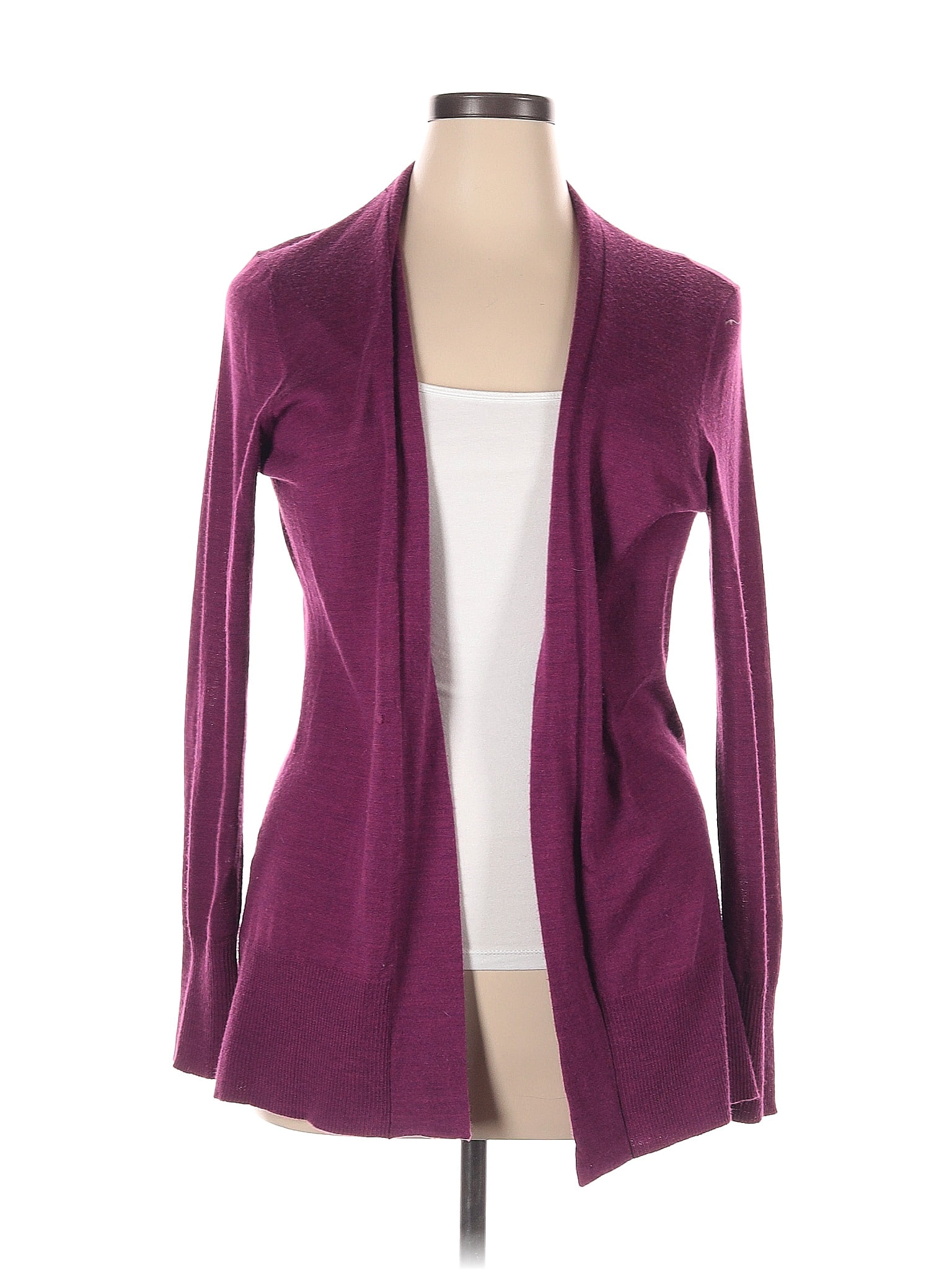 Ann Taylor Factory Color Block Marled Purple Cardigan Size XL - 50% off ...