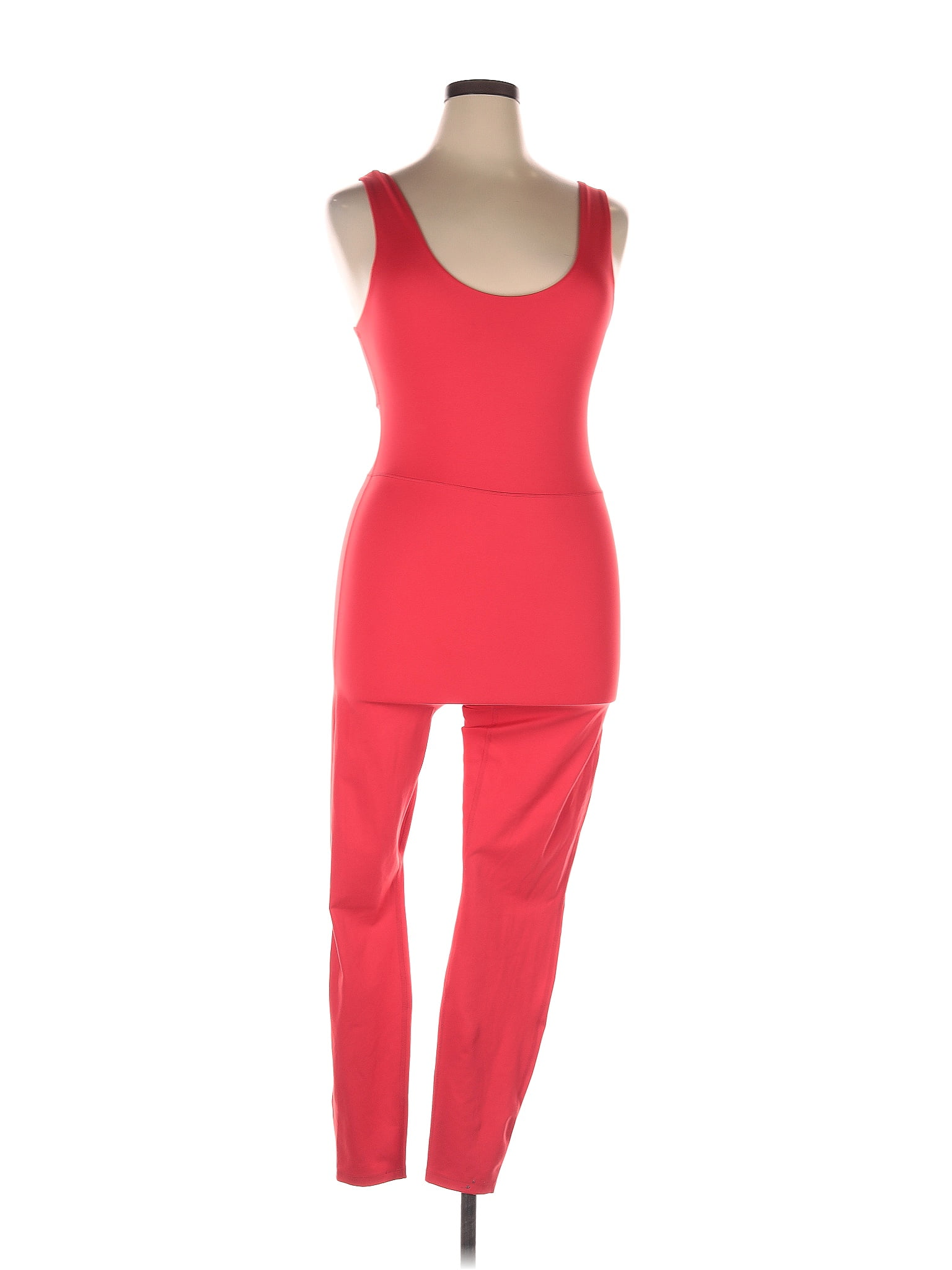 all in motion Solid Pink Red Jumpsuit Size XL - 37% off | ThredUp