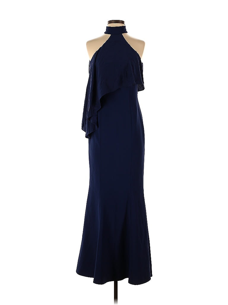 Jay Godfrey Solid Navy Blue Navy Franklin Gown Size 2 - 78% off | ThredUp