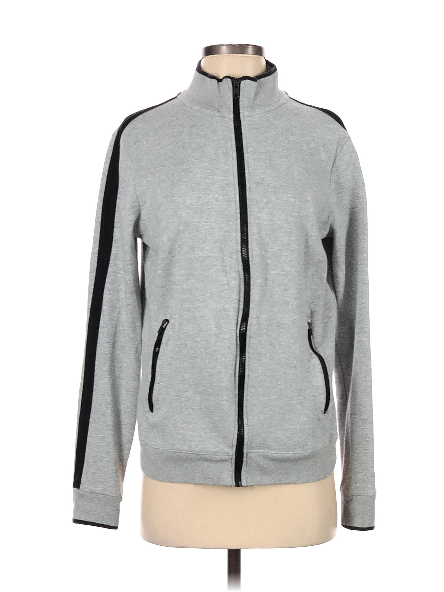 Prince & Fox Gray Track Jacket Size S - 77% off | ThredUp