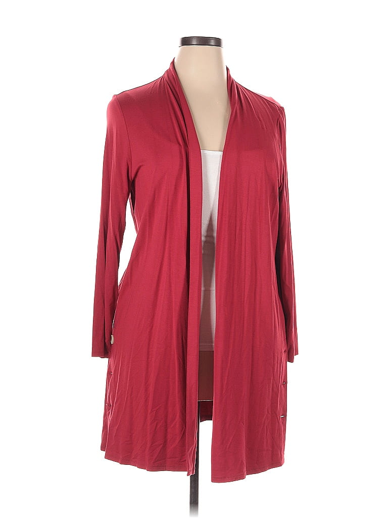 J.Jill Solid Red Cardigan Size XL (Petite) - 63% off | ThredUp