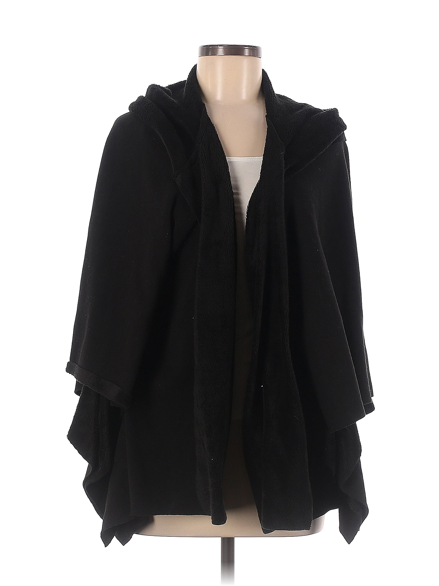 Anama Color Block Solid Black Cardigan Size M - 77% off | ThredUp