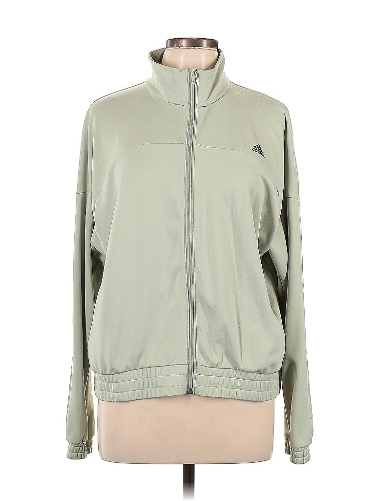 Adidas Green Track Jacket Size M - 68% off | ThredUp