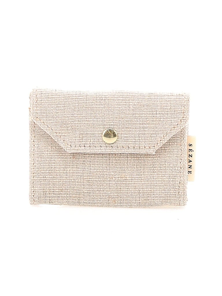 Sézane Solid Tan Gold Card Holder One Size - 58% off | ThredUp