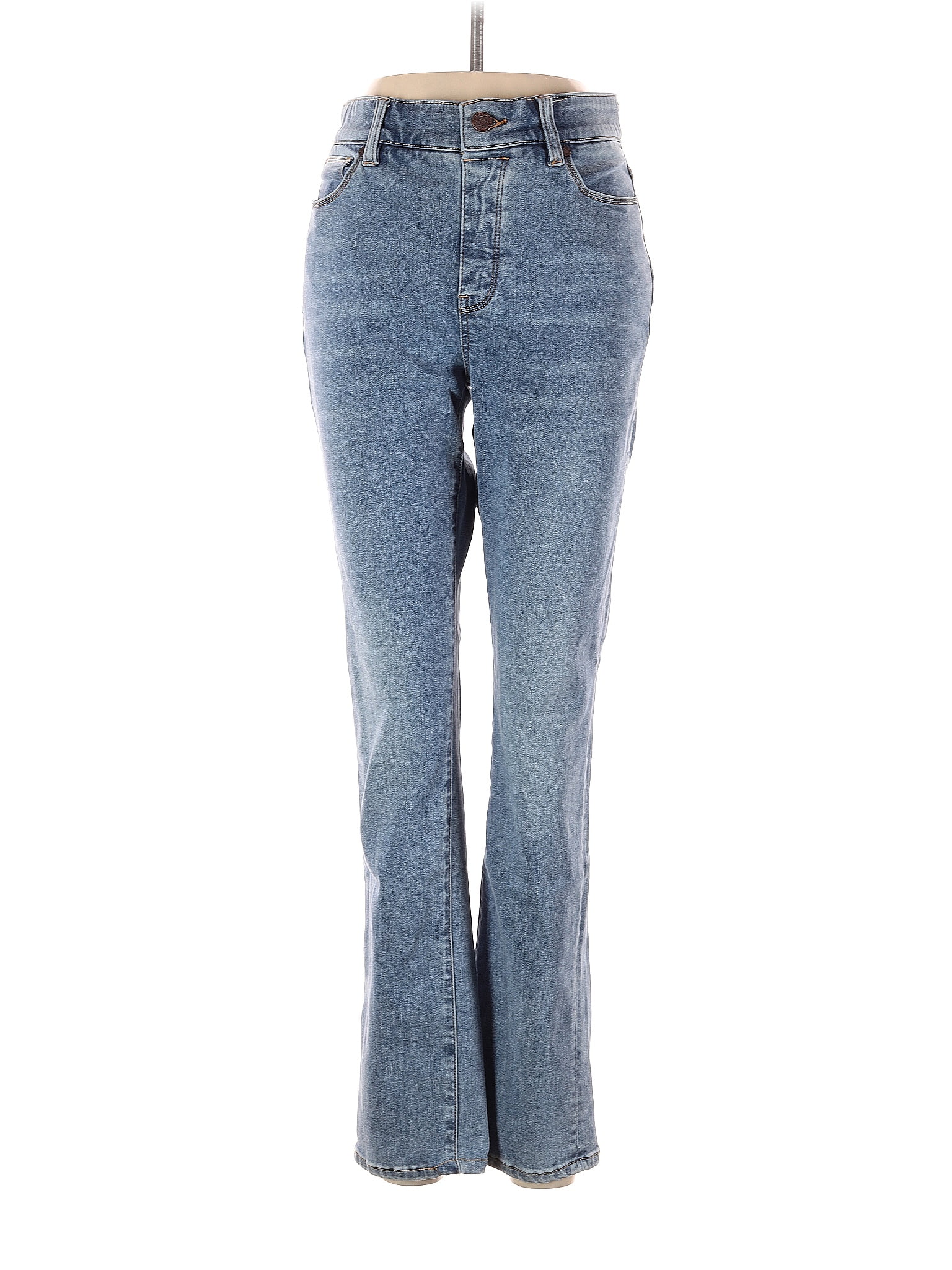 Soft Surroundings Solid Blue Jeans Size S - 60% off | thredUP