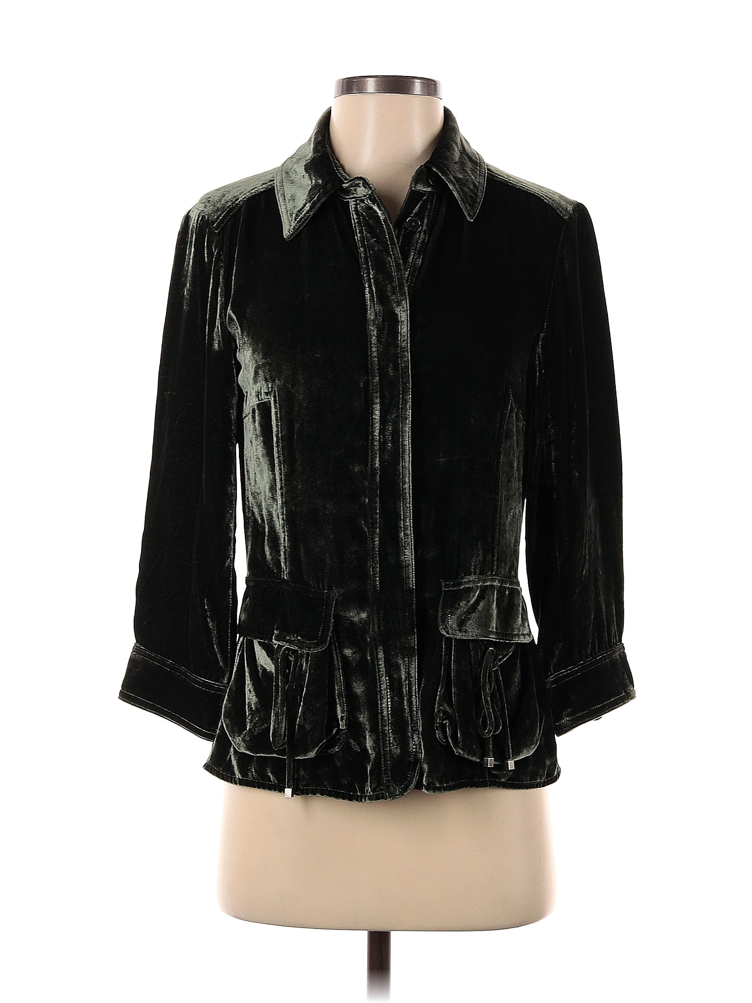 Yansi Fugel Solid Black Jacket Size 4 - 80% off | ThredUp