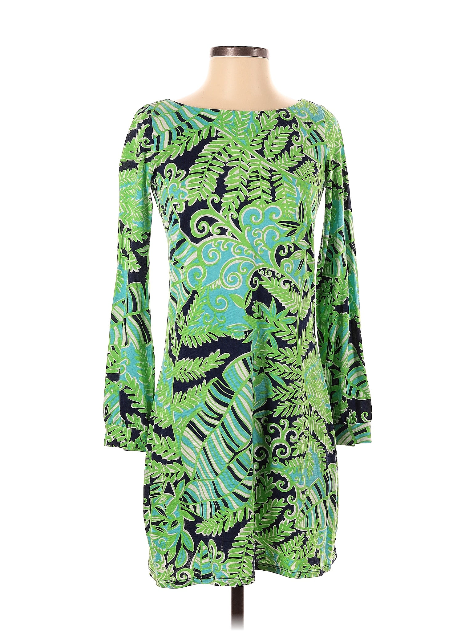 Lilly Pulitzer Multi Color Green Casual Dress Size S 64 Off Thredup