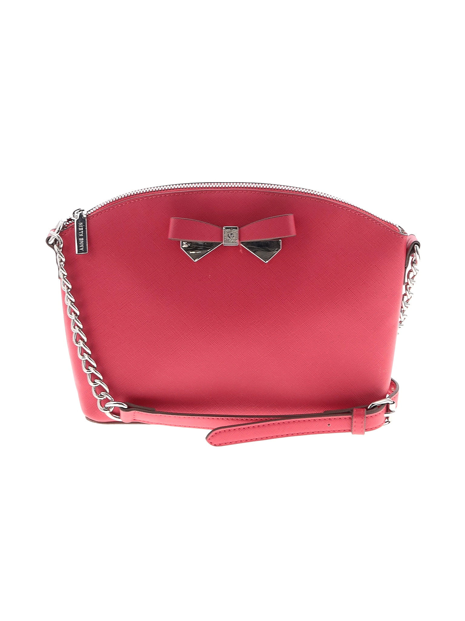 Anne Klein Solid Red Pink Crossbody Bag One Size - 58% off | thredUP
