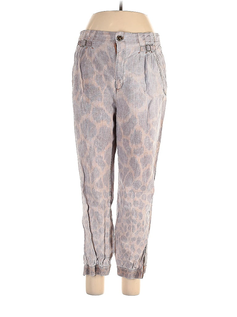 Anthropologie Jacquard Marled Tortoise Floral Motif Snake Print Acid ...