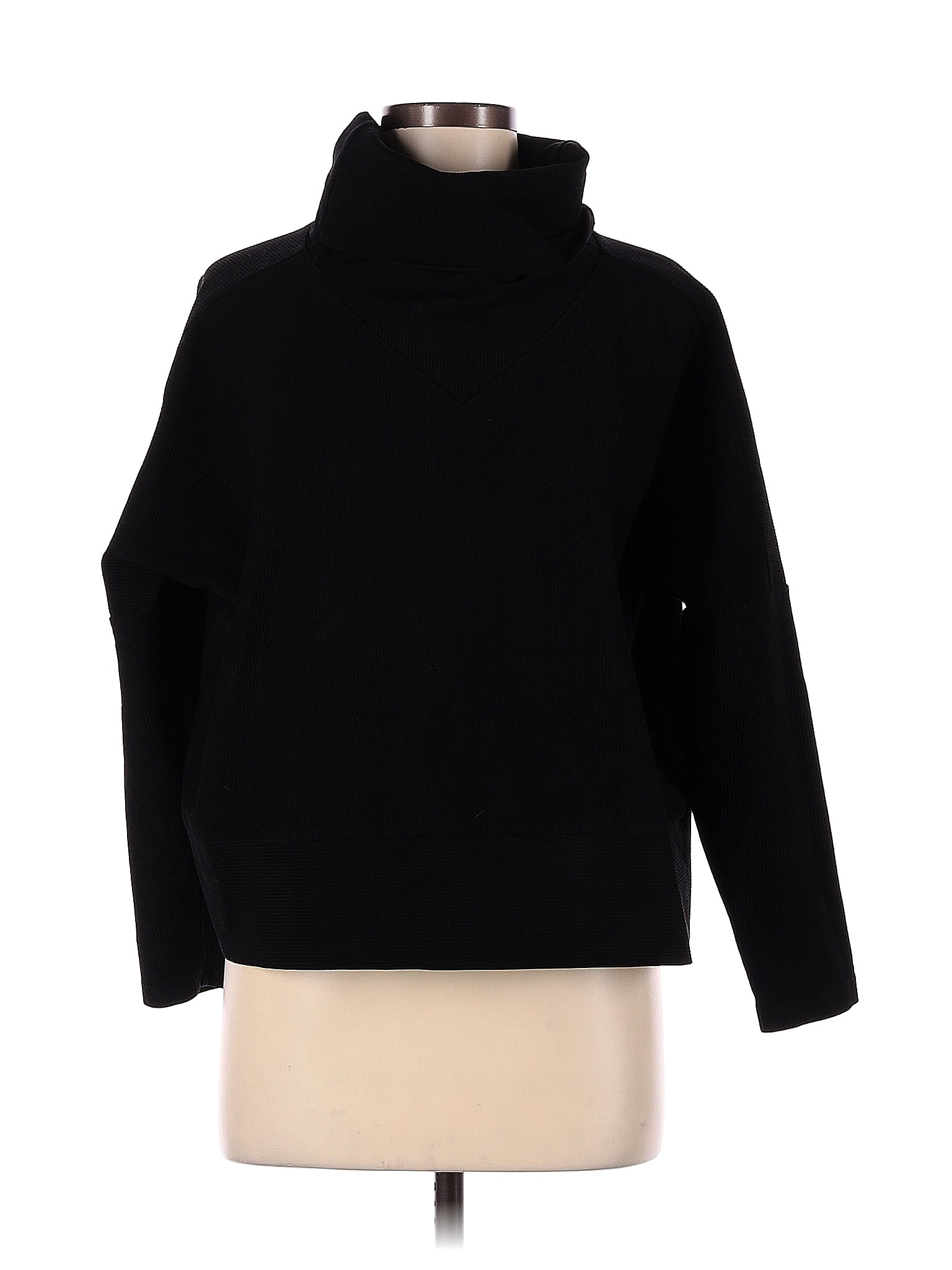 Tuckernuck Color Block Solid Black Turtleneck Sweater Size M - 73% off ...