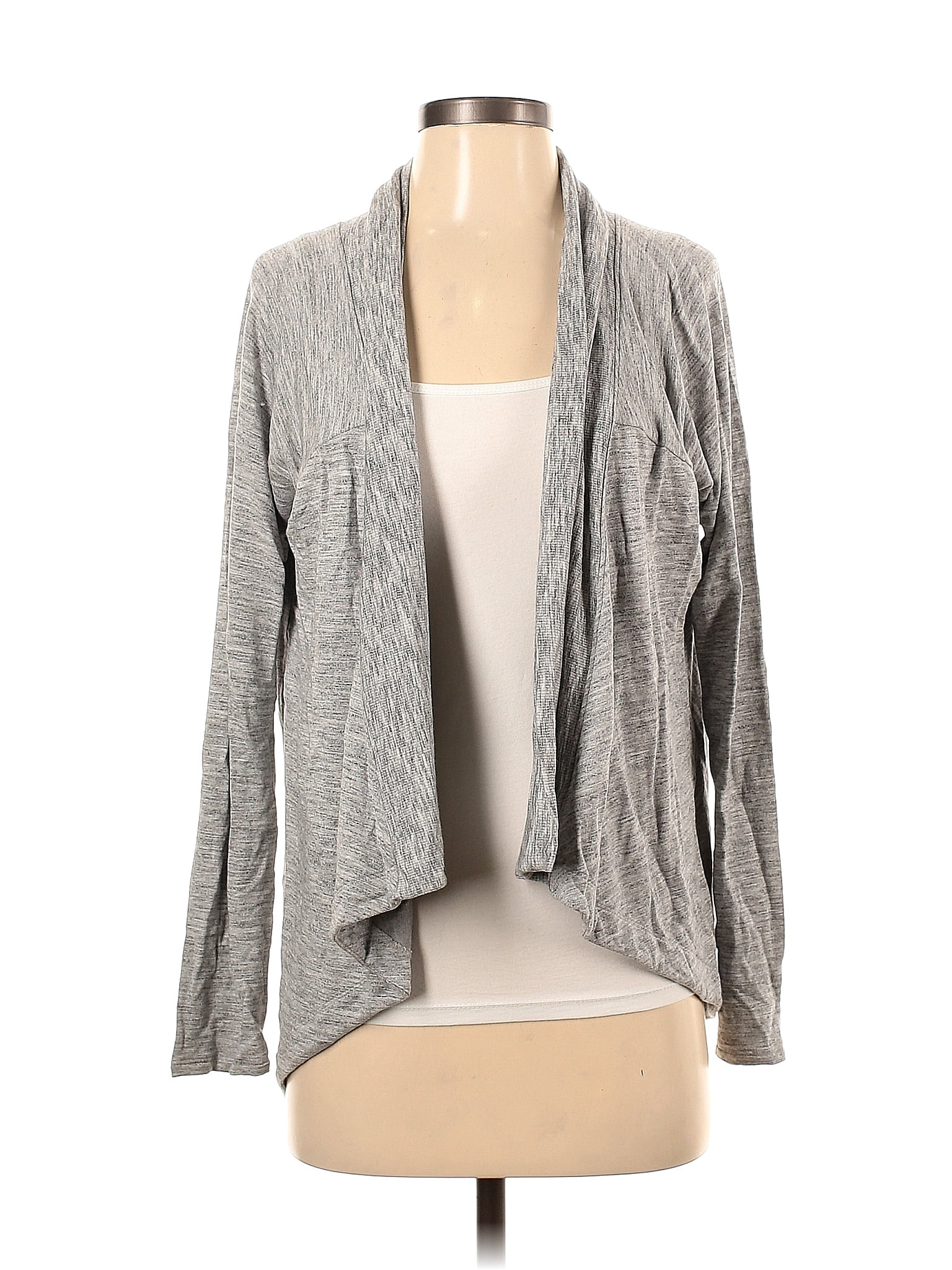 Athleta Color Block Marled Gray Cardigan Size S - 61% off | ThredUp