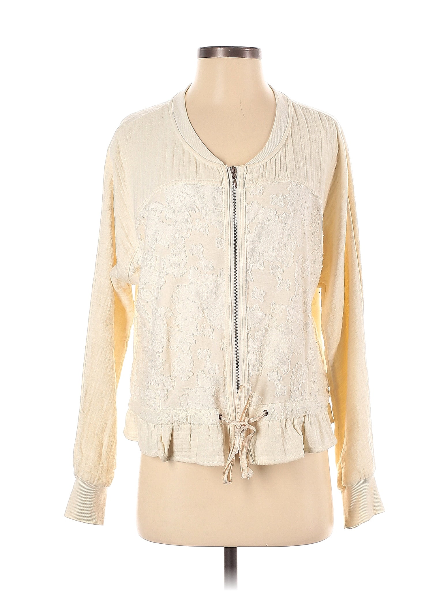 Saturday Sunday 100% Cotton Ivory Jacket Size S - 68% off | ThredUp