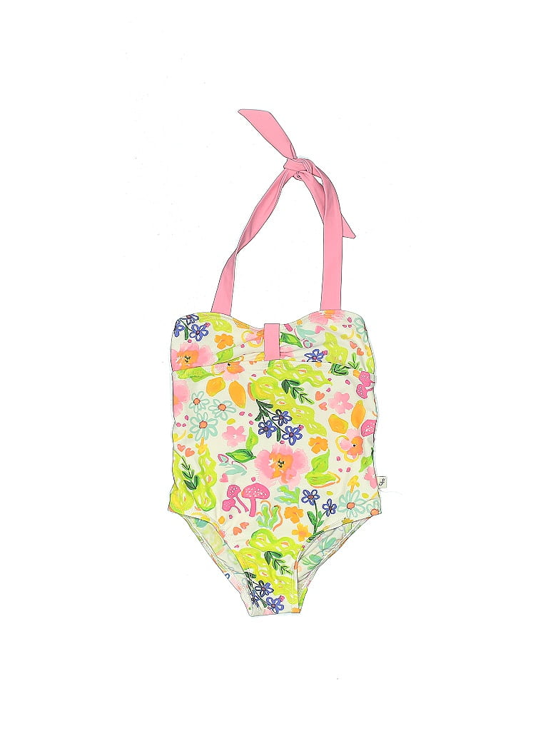 Floatimini Floral Pink One Piece Swimsuit Size 5 - 70% off | ThredUp