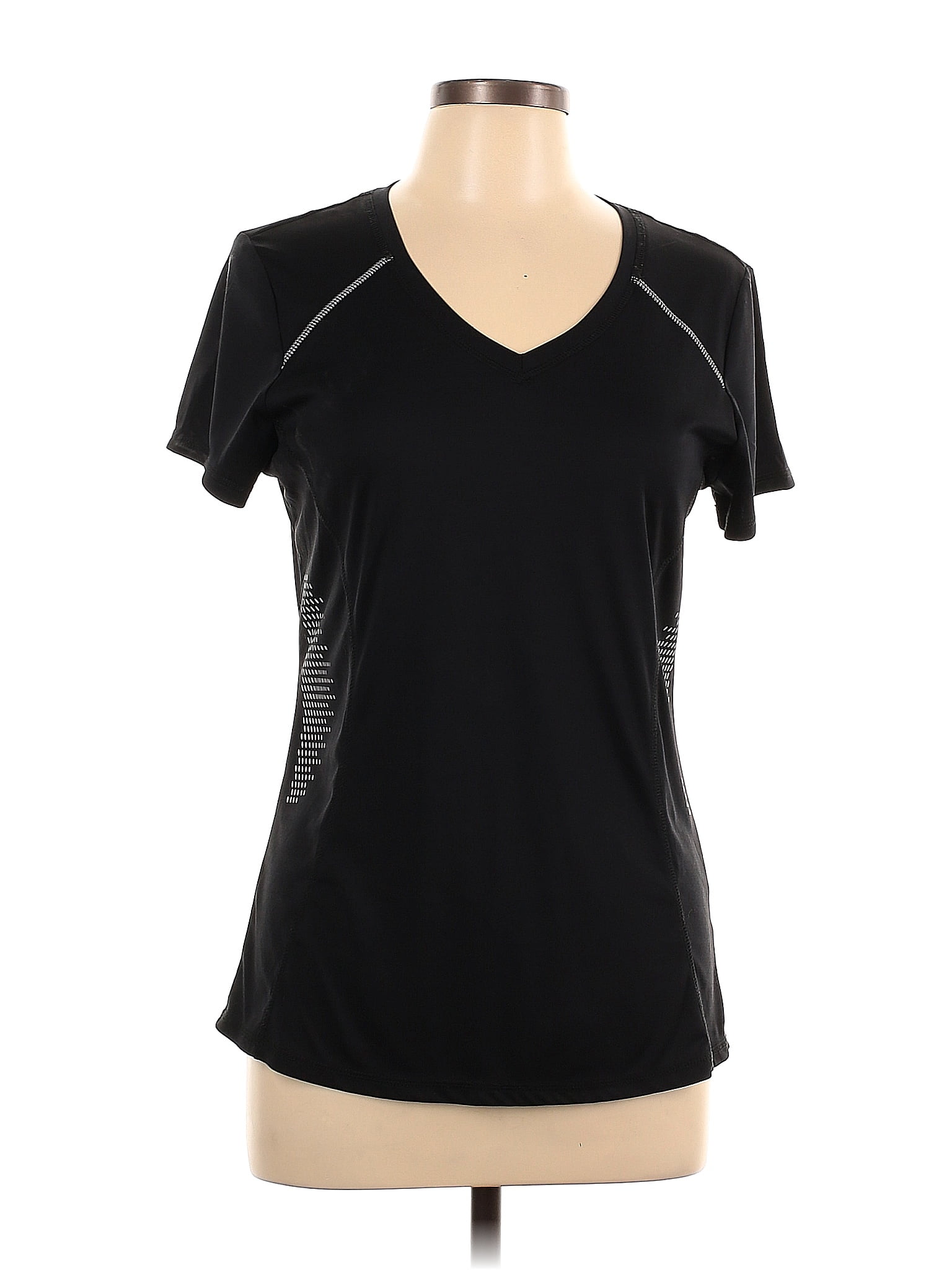 RBX 100% Polyester Black Active T-Shirt Size L - 61% off | ThredUp