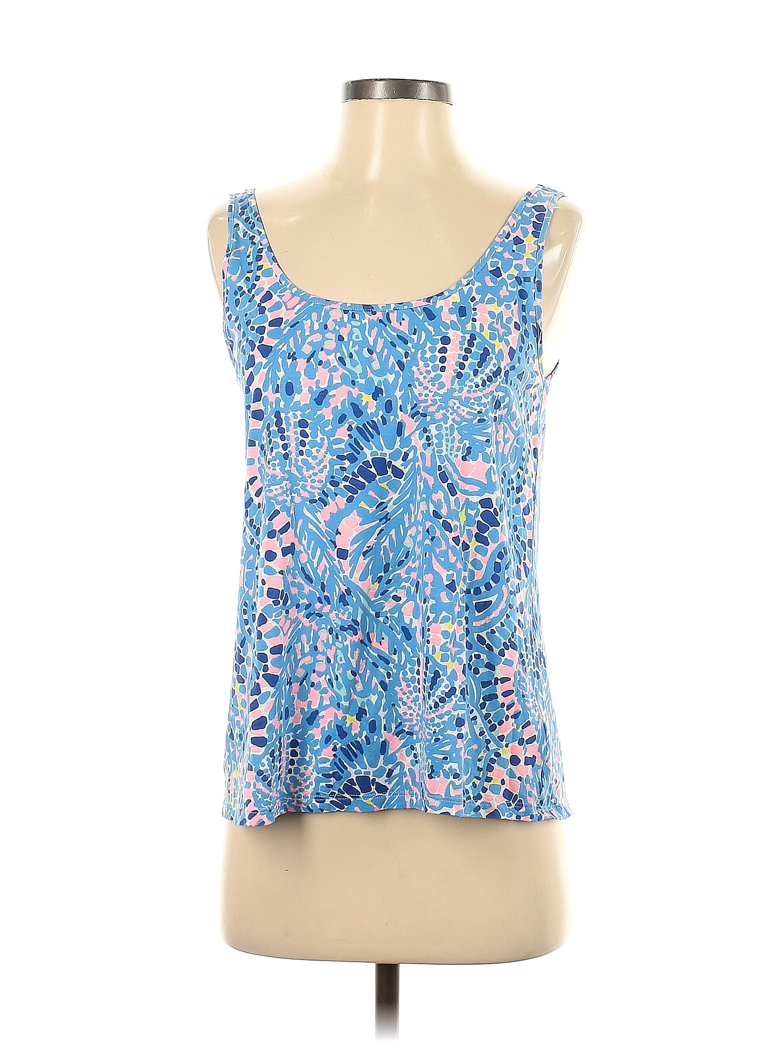 Lilly Pulitzer Ladies Cotton Sleeveless Tank Royal Blue