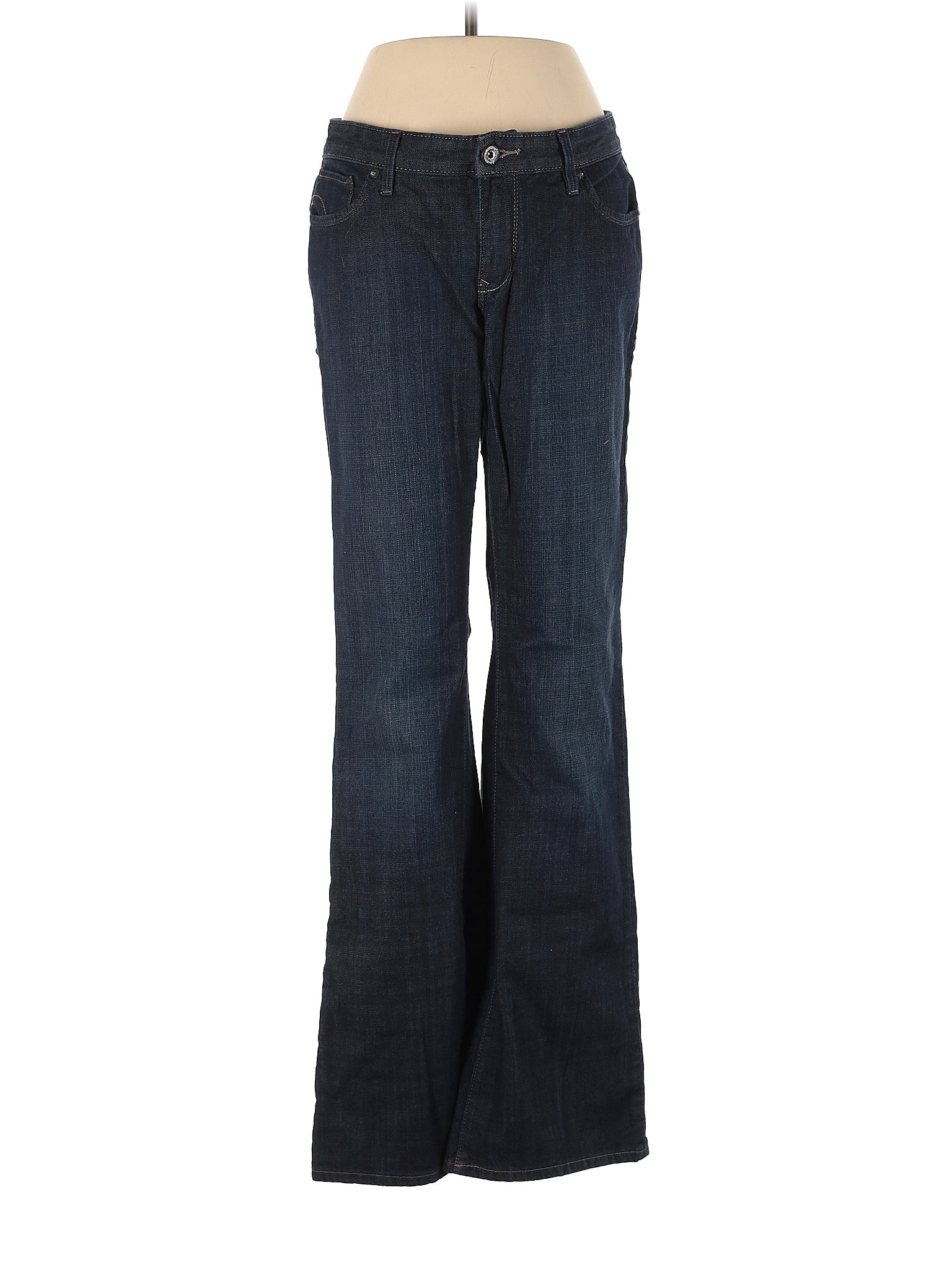 Christopher Blue Solid Blue Jeans Size 4 - 77% off | ThredUp
