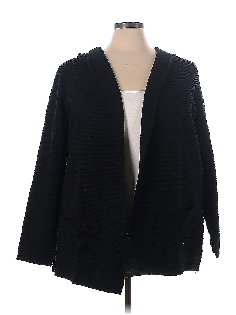 Evolution by Cyrus Black Cardigan Size 3X (Plus) - 79% off | ThredUp