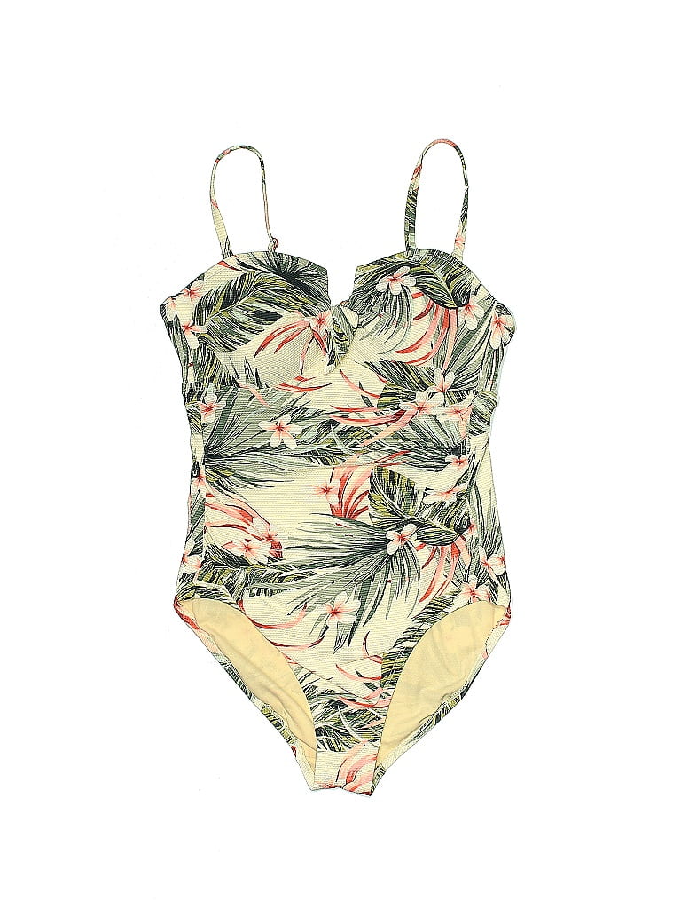 Kona Sol Tropical Multi Color Green One Piece Swimsuit Size L - 36% off ...