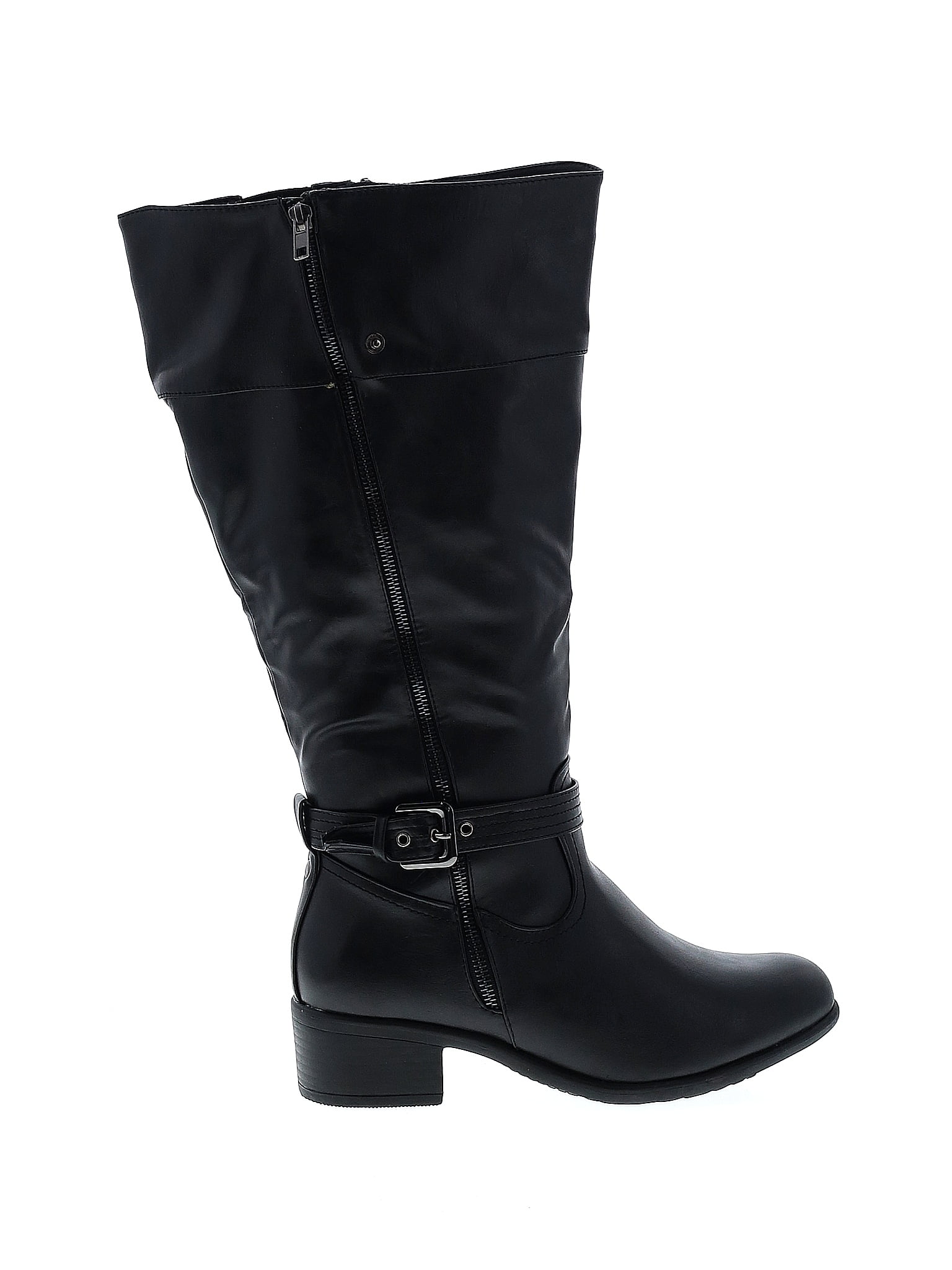 Avenue Solid Black Boots Size 9 (Plus) - 62% off | ThredUp