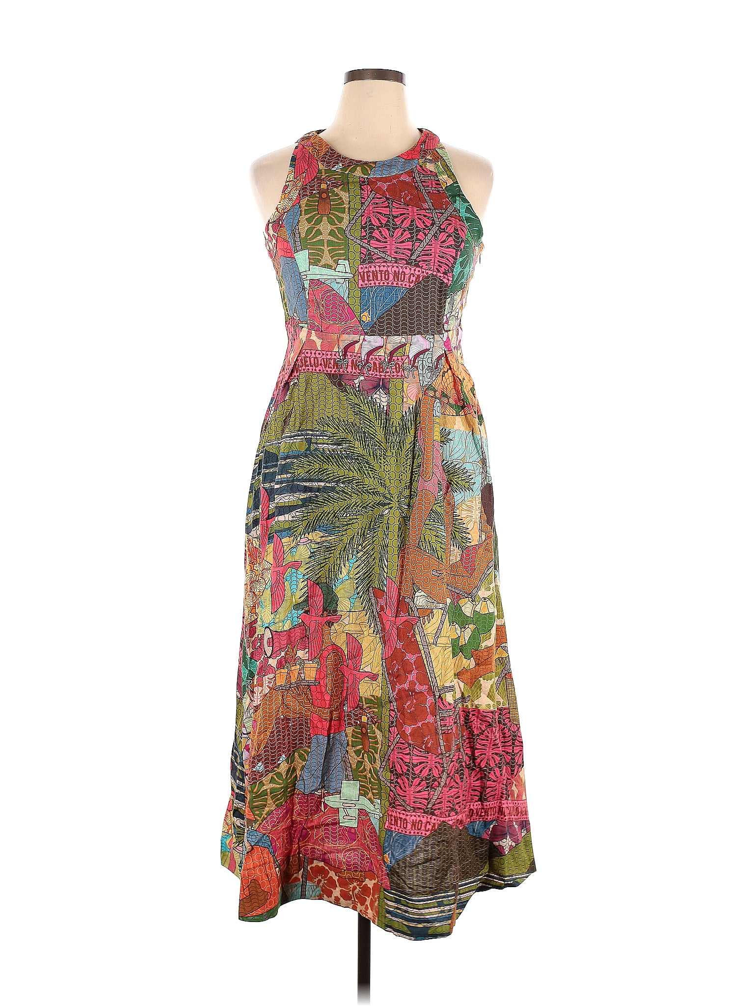 FARM Rio Multi Color Green Casual Dress Size XL - 32% off | ThredUp