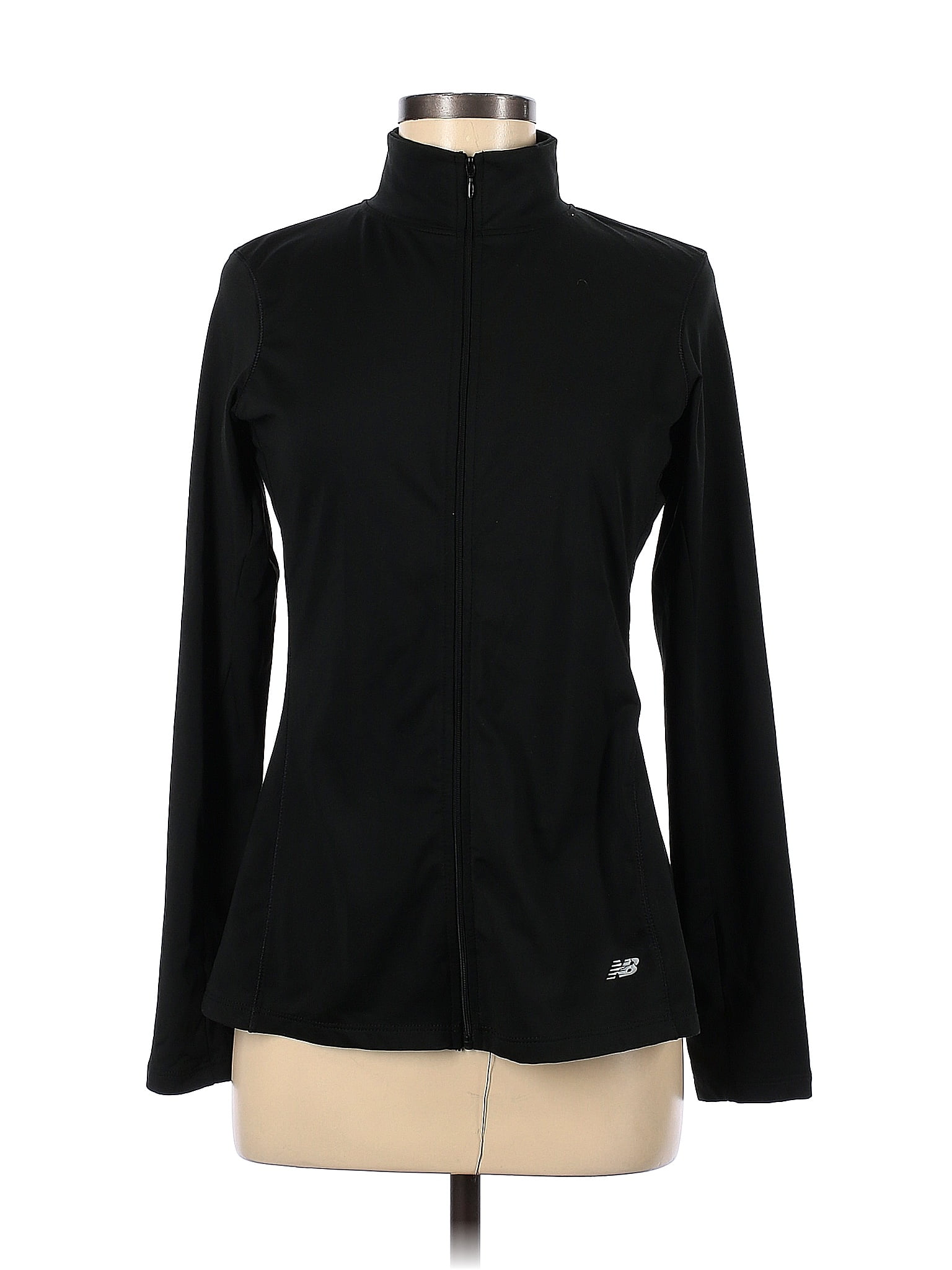 New Balance Solid Black Track Jacket Size M - 66% off | ThredUp
