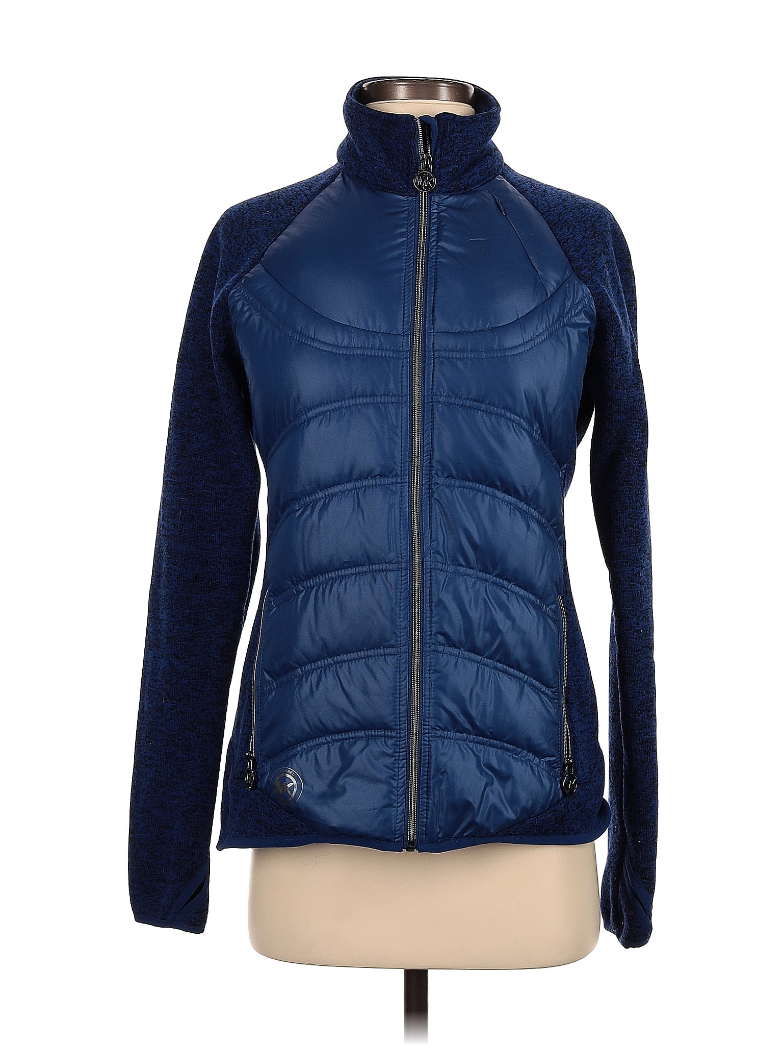 Michael Michael Kors Solid Navy Blue Jacket Size S 69 Off Thredup