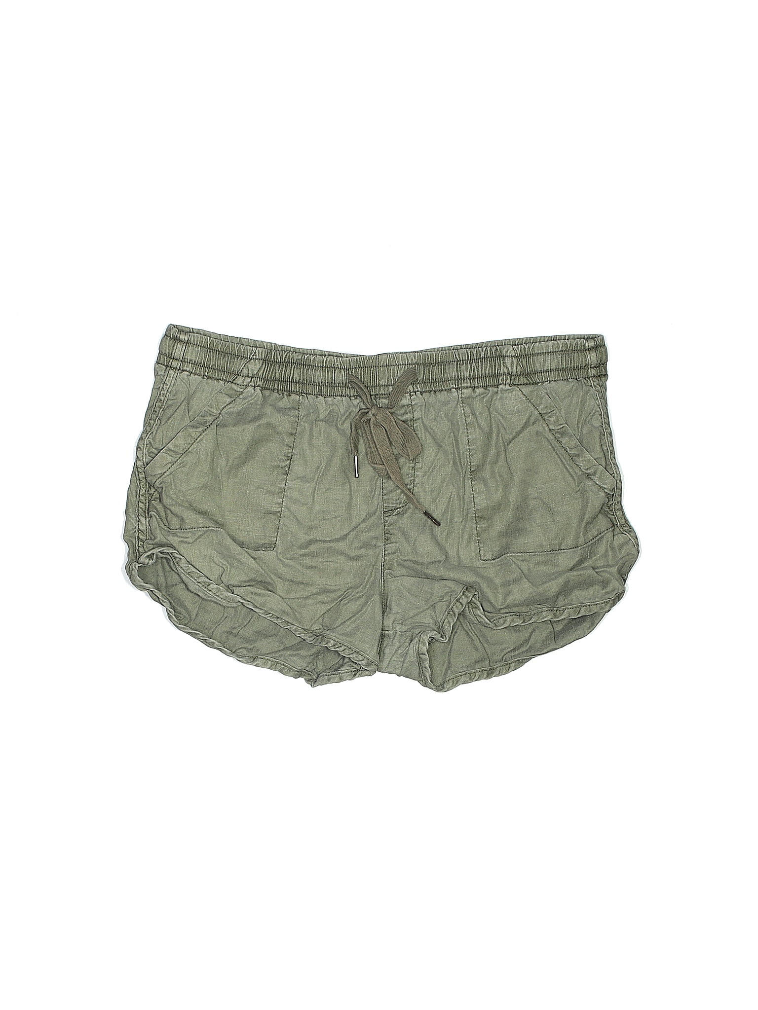 Level 99 Solid Green Shorts Size L - 78% off | ThredUp