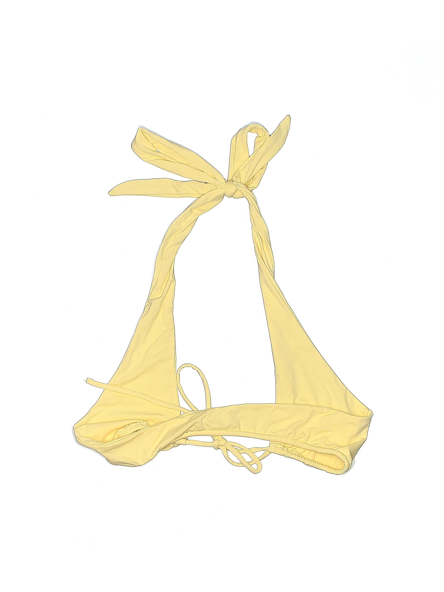 Riot Swim Solid Yellow Swimsuit Top Size S - 65% off | ThredUp