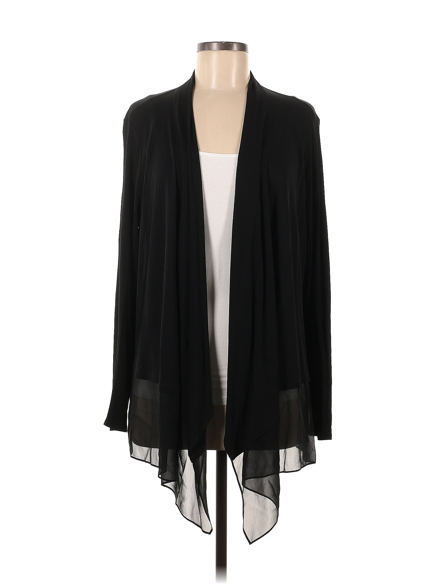 Eileen Fisher Solid Black Kimono Size M - 77% off | ThredUp
