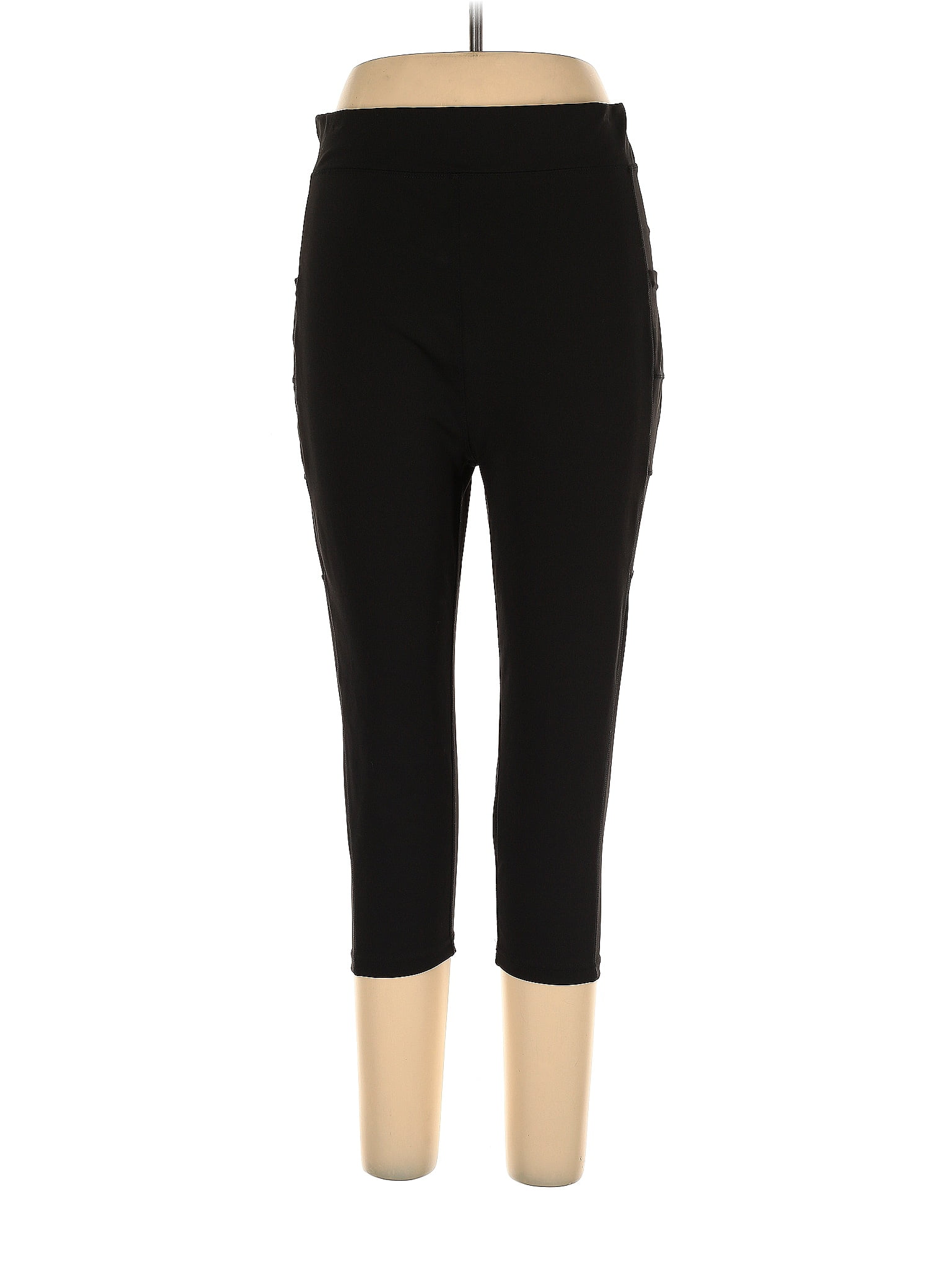 Pop Fit Polka Dots Black Active Pants Size 2X (Plus) - 61% off | ThredUp