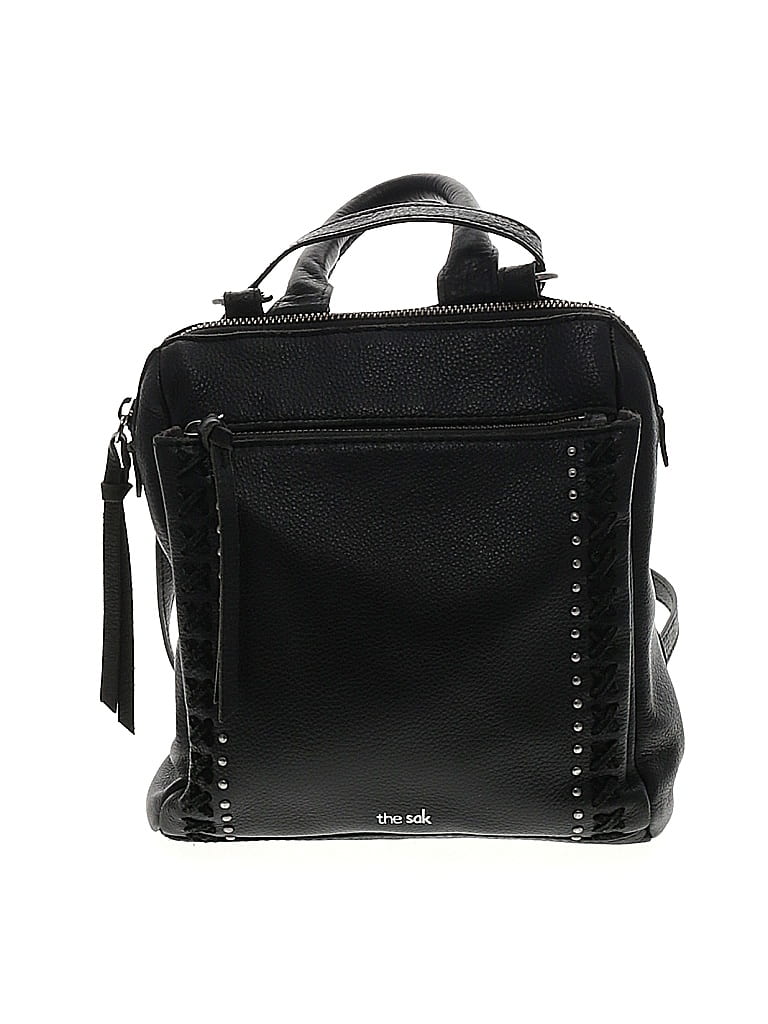 The Sak 100% Leather Solid Black Leather Backpack One Size - 55% off ...