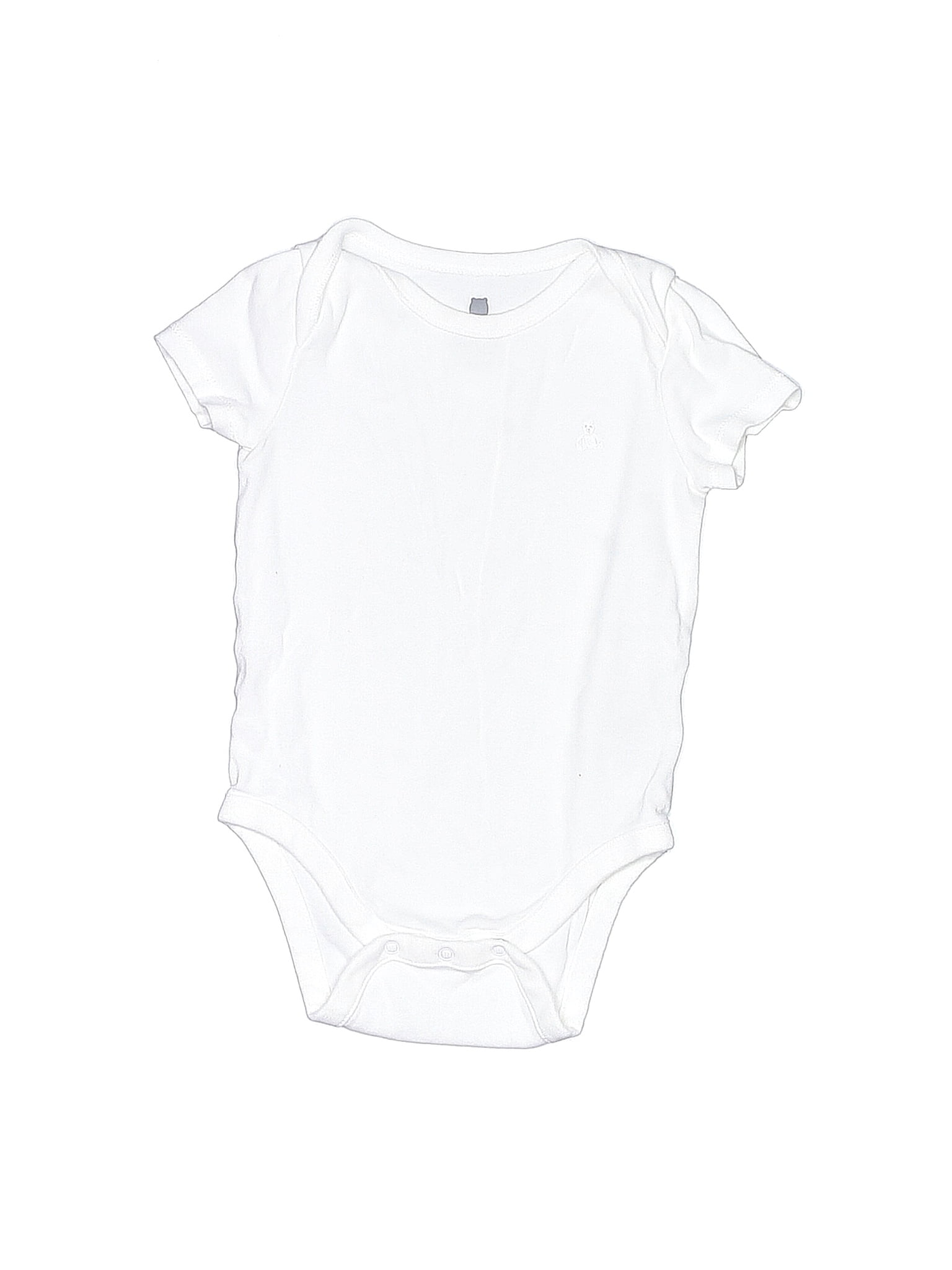 Baby Gap 100% Cotton Solid White Short Sleeve Onesie Size 12-18 mo - 37 ...