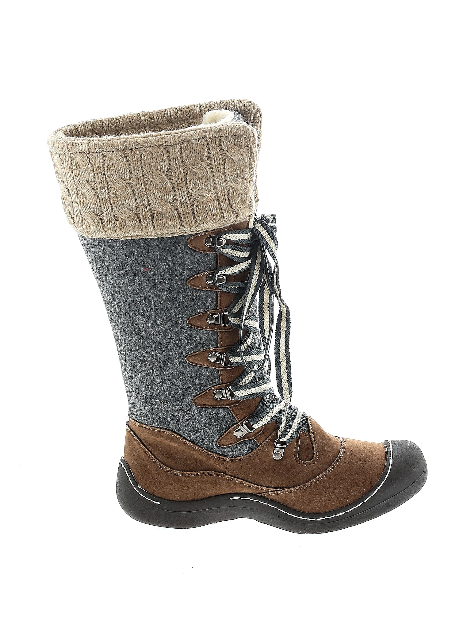 Muk Luks Marled Gray Boots Size 8 - 39% off | ThredUp