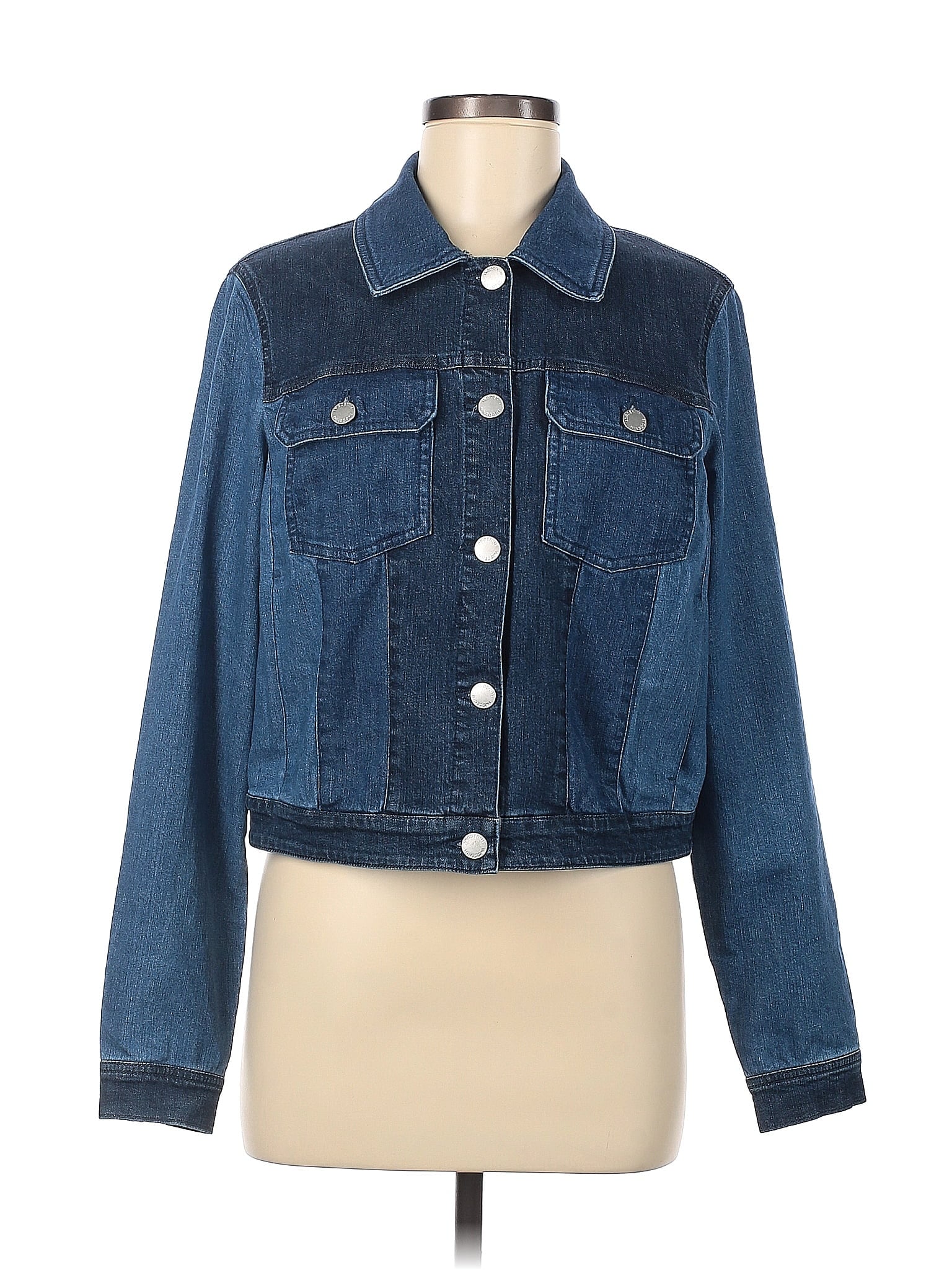 INC International Concepts Blue Denim Jacket Size M - 70% off | ThredUp