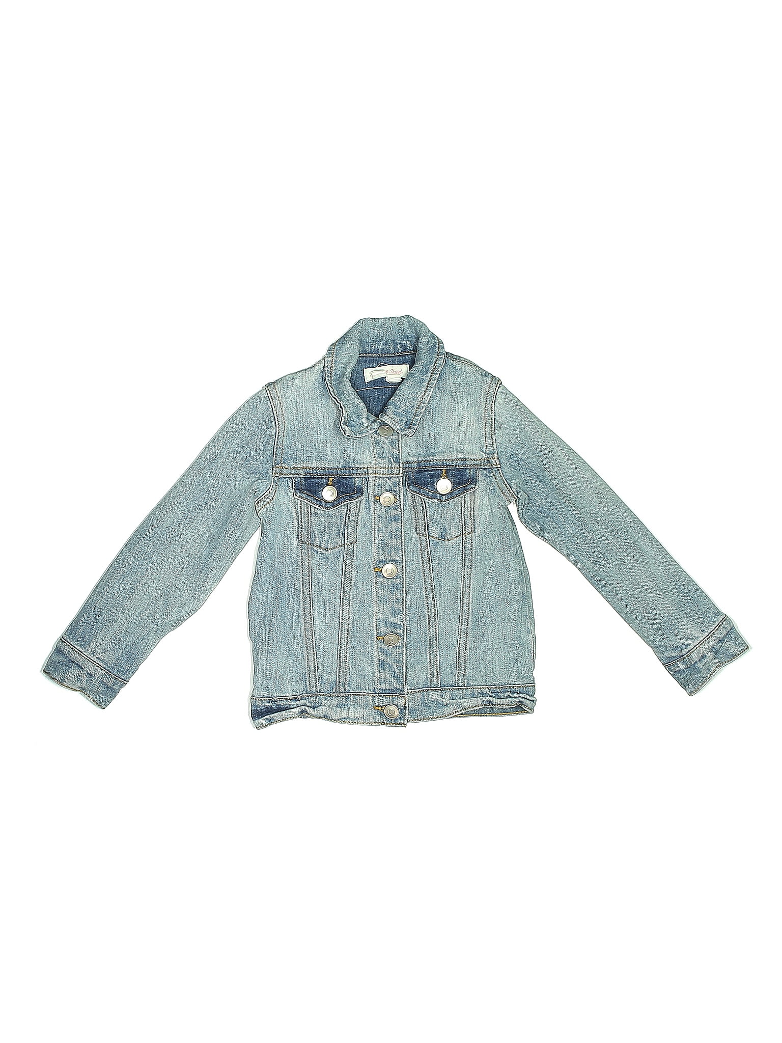 Ingrid + Isabel Solid Blue Denim Jacket Size 3T - 67% off | ThredUp
