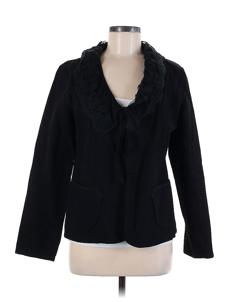 Assorted Brands 100% Cotton Solid Black Jacket Size M - 59% off | ThredUp
