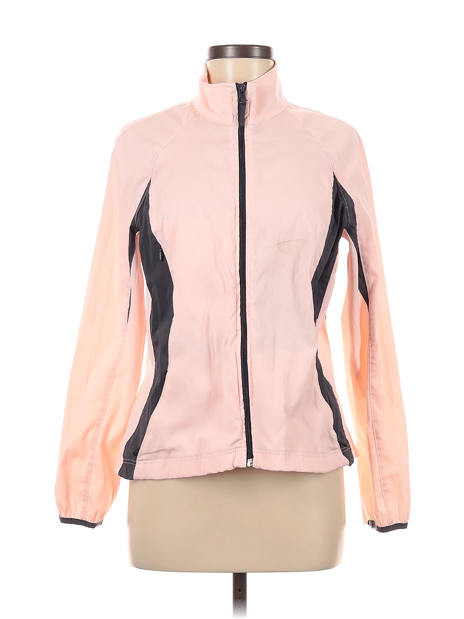 Pro Spirit Color Block Solid Pink Track Jacket Size M - 40% off | ThredUp