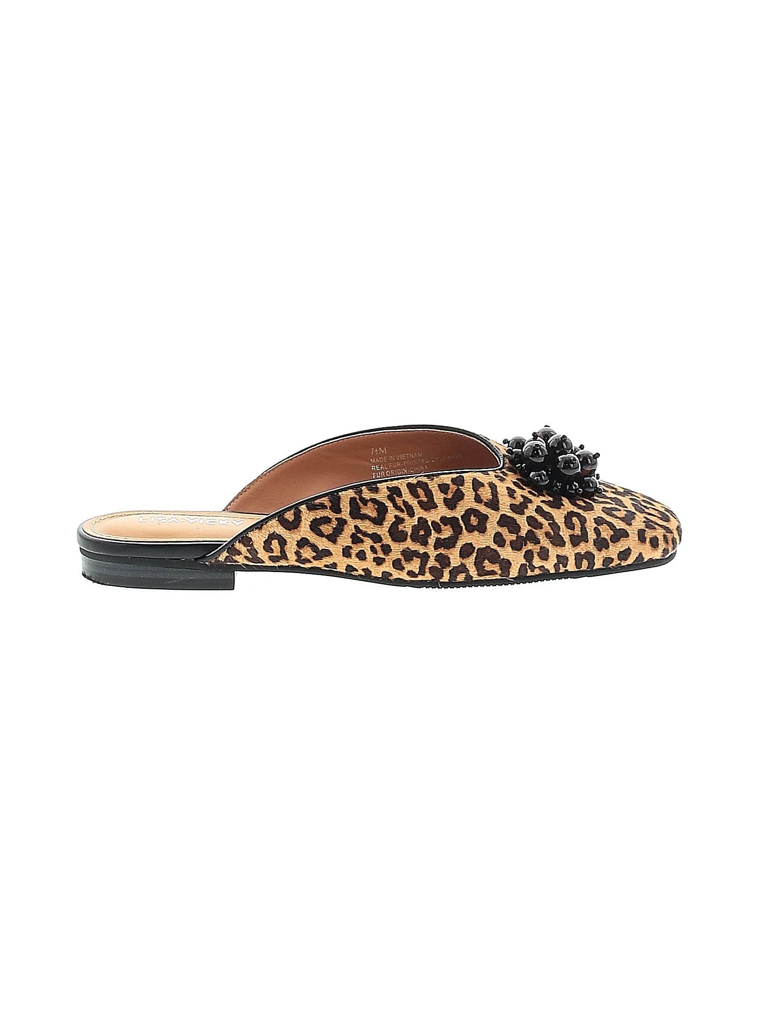 Lisa Vicky Leopard Print Multi Color Brown Mule/Clog Size 7 1/2 - 47% ...