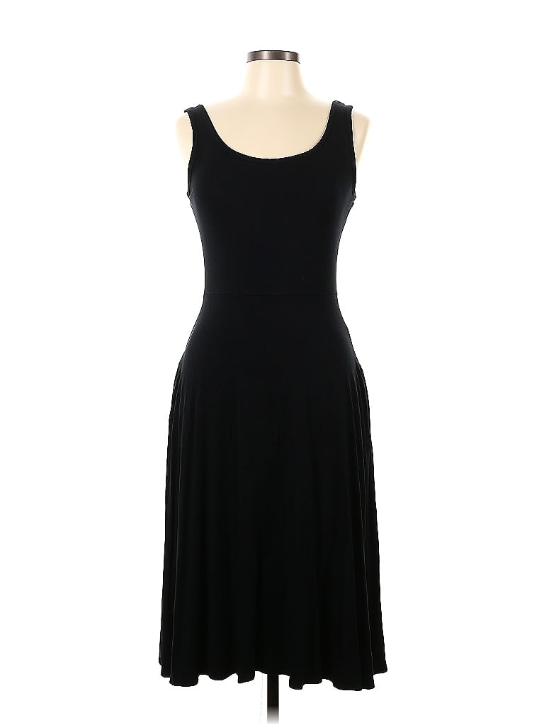 Olivia Rae Solid Black Casual Dress Size L - 48% off | ThredUp