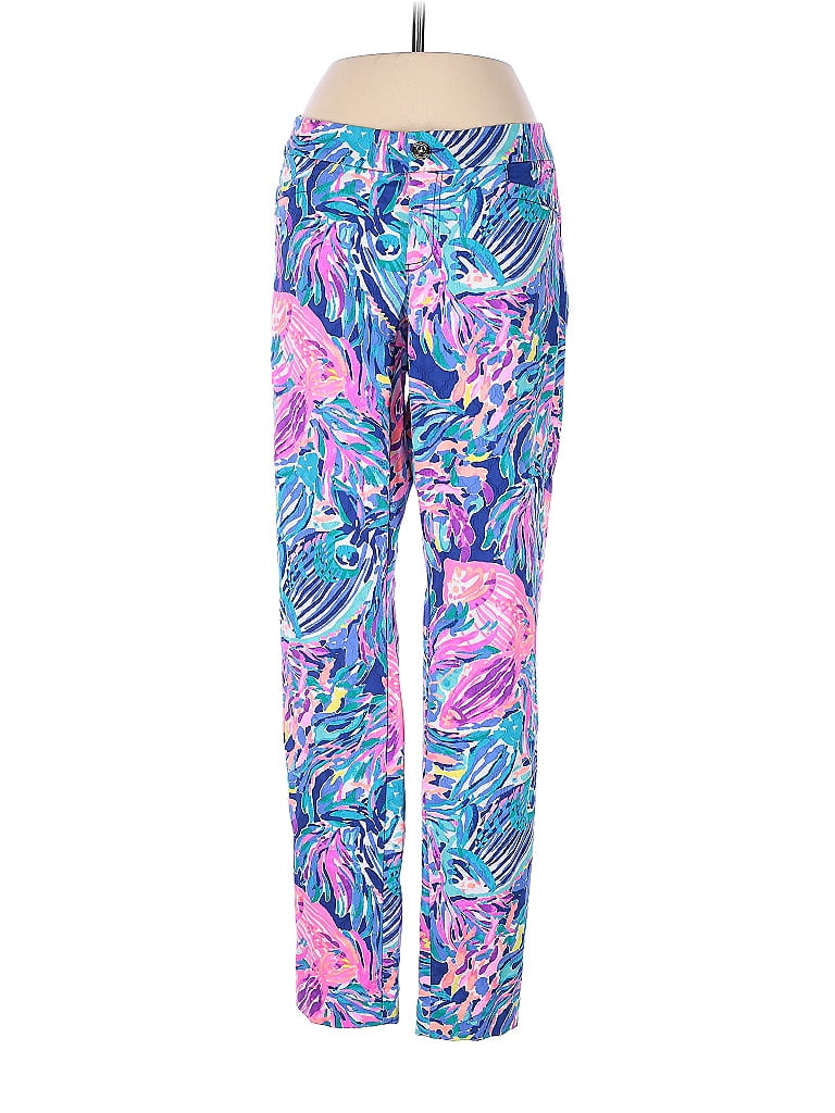 Lilly Pulitzer Multi Color Pink Dress Pants Size 2 71 Off Thredup
