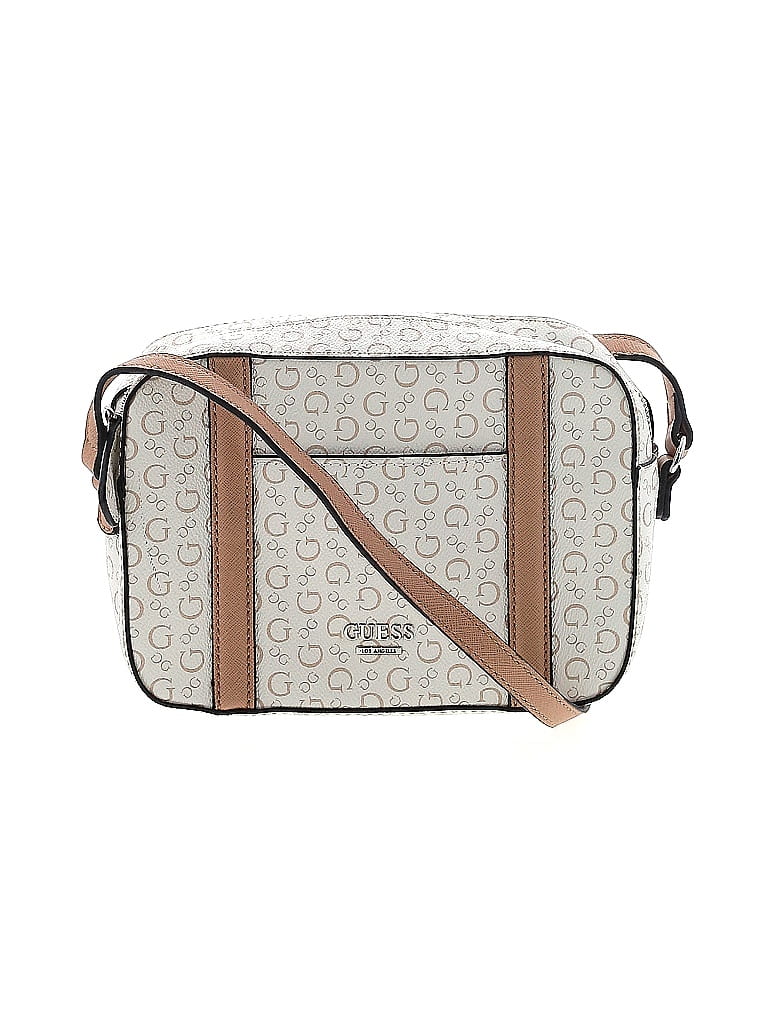 Guess Color Block Multi Color White Crossbody Bag One Size - 69% off ...
