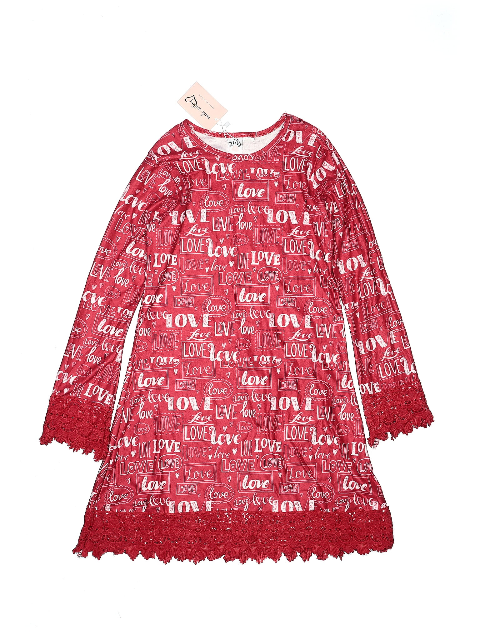 Mia Belle Girls Red Dress Size 10 12 40 Off Thredup