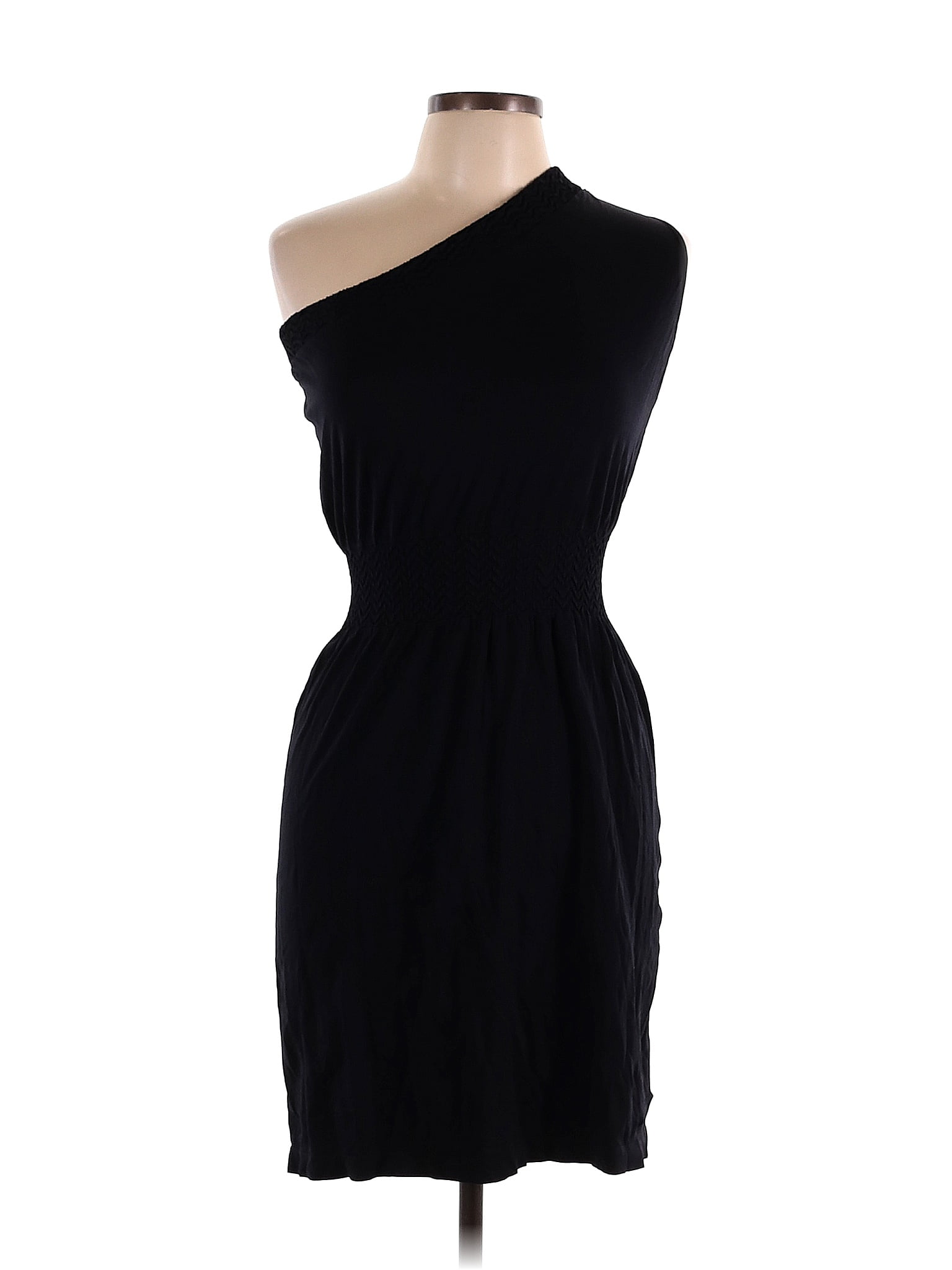 Charlie Paige 100 Spandex Solid Black Casual Dress Size L 53 Off