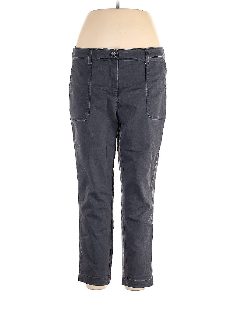 Violets & Roses Solid Gray Cargo Pants Size 14 - 60% off | ThredUp