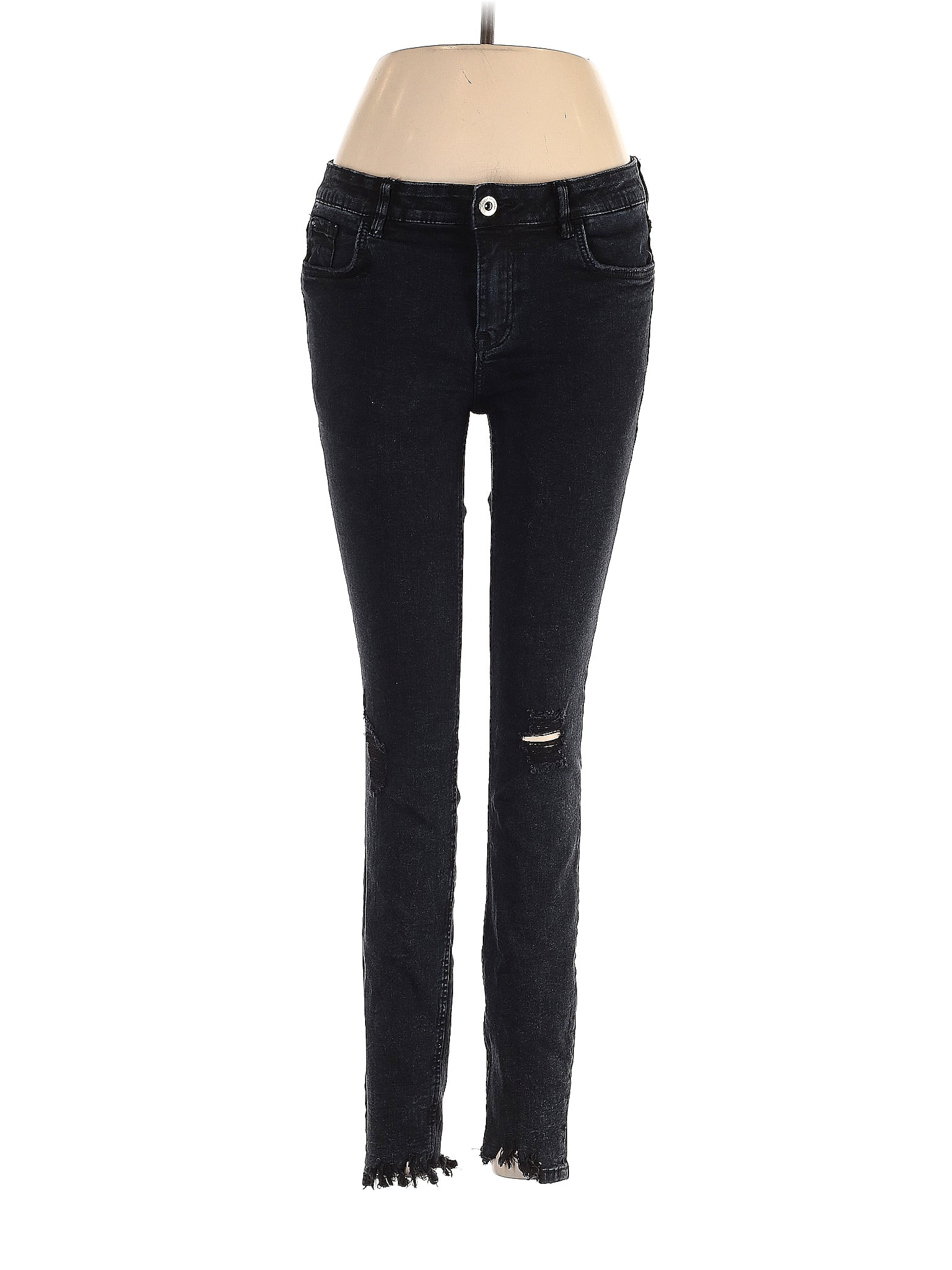 Trafaluc by Zara Solid Black Jeans Size 6 - 70% off | ThredUp